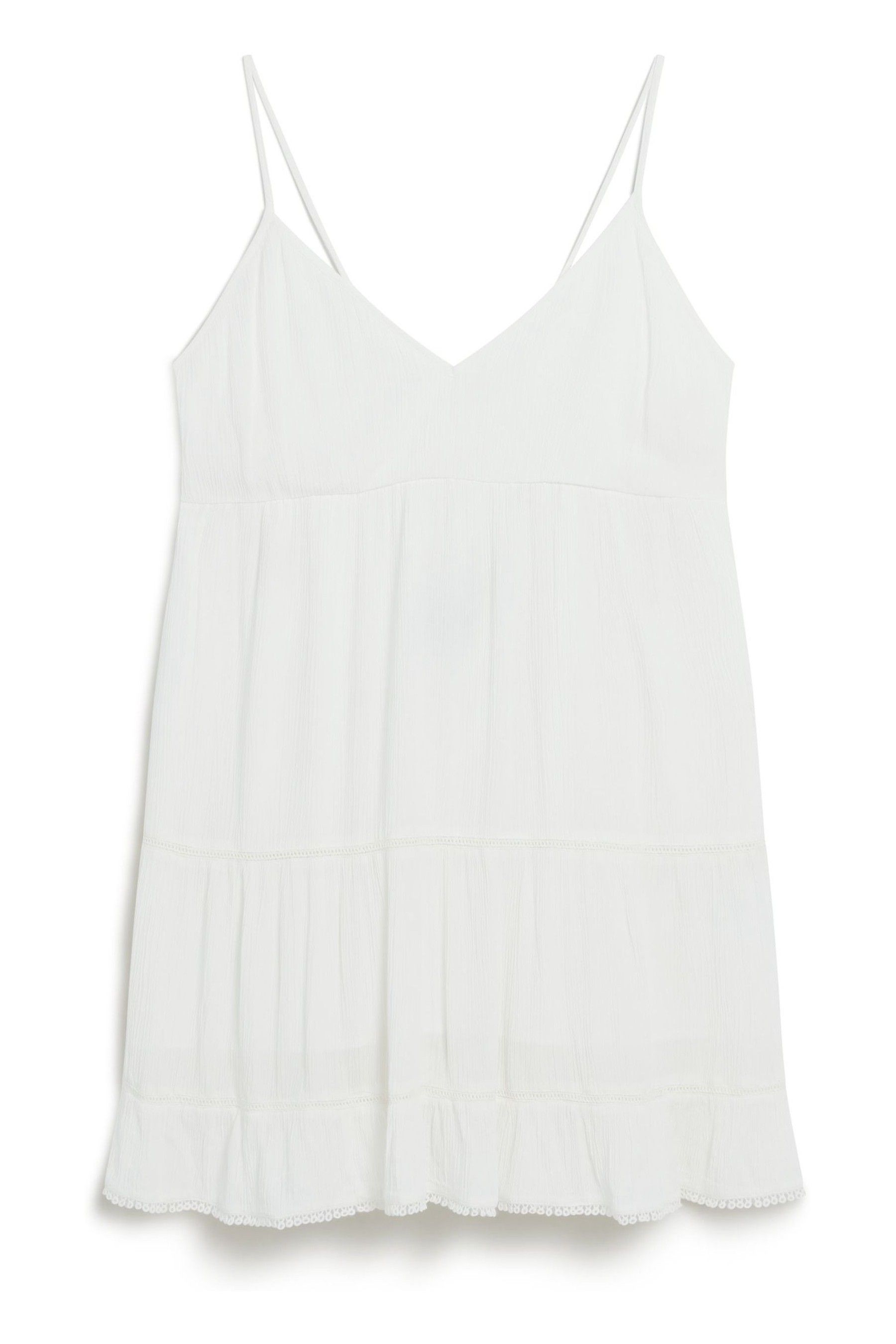 Buy Superdry White 100% Cotton Mini Cami Breach Dress from the Next UK ...