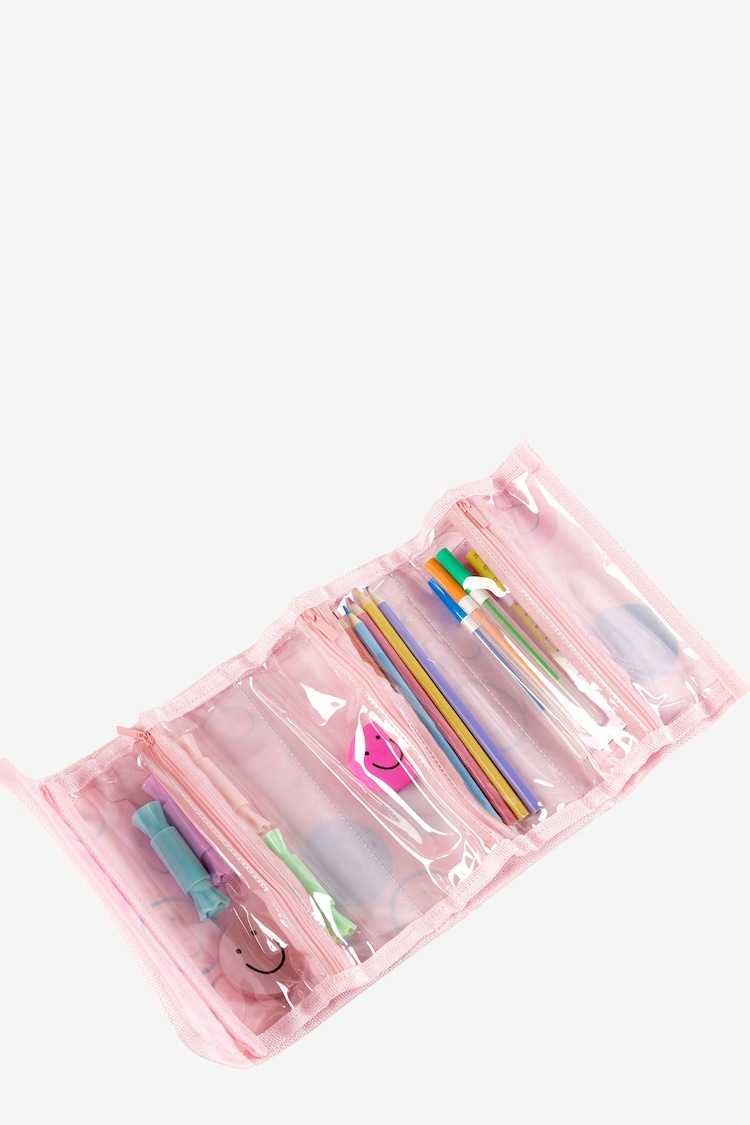 Buy Pink Smiley Faces Filled Fold Up Pencil Case from the Next UK ...