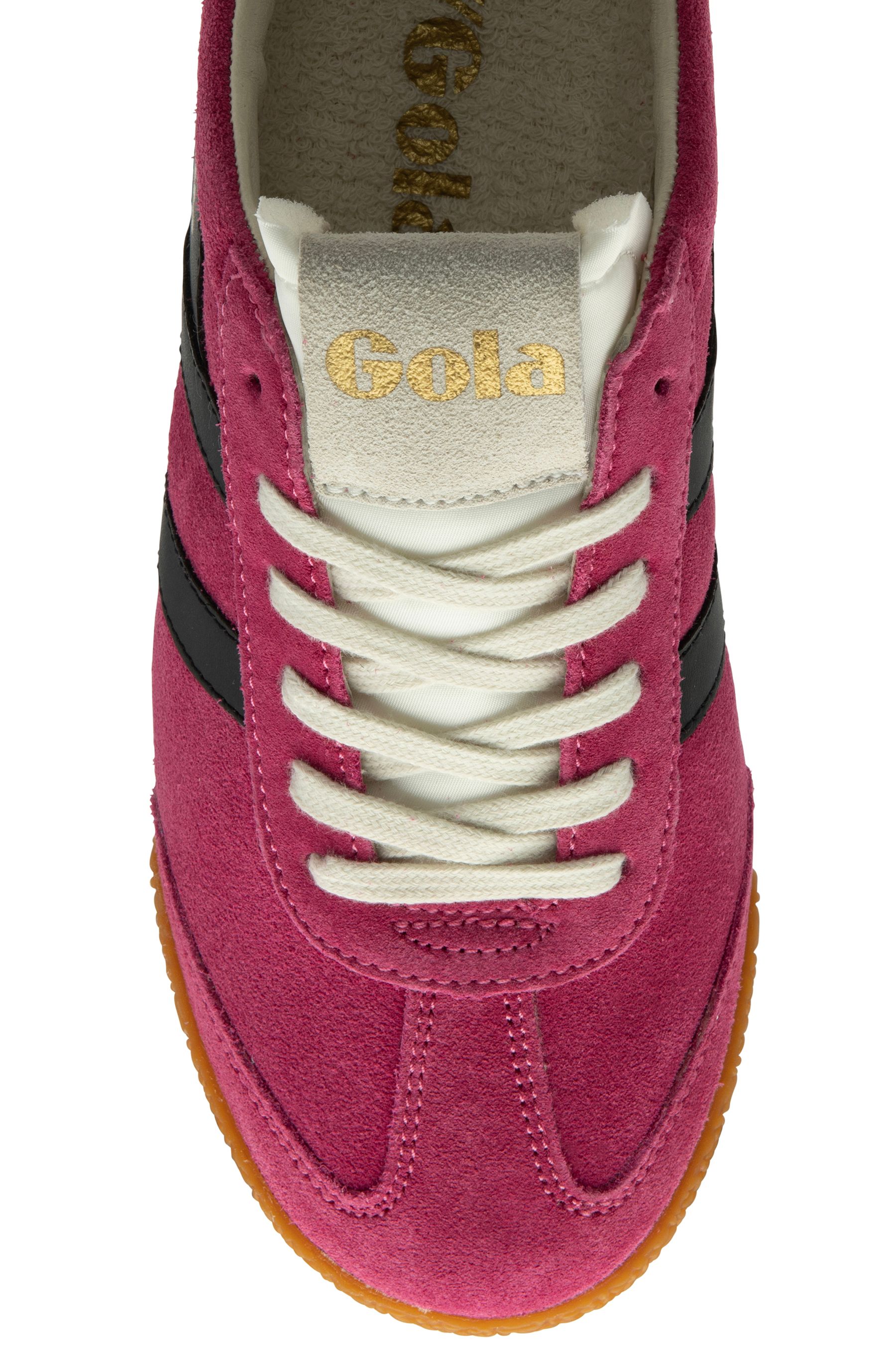 Buy Gola Purple Ladies Elan Suede Lace-Up Trainers from the Next UK ...