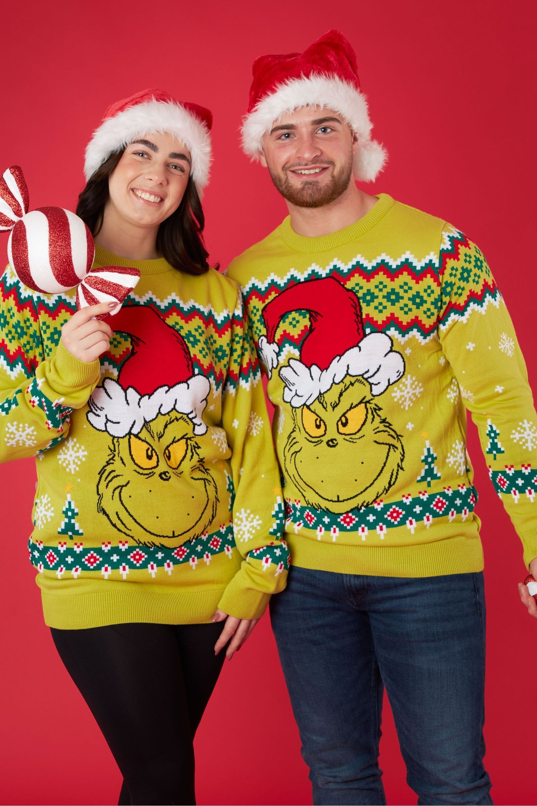 Buy Vanilla Underground Green Christmas Grinch Mens Licensed Adult ...