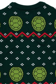 Buy Vanilla Underground Black Ninja Turtles Mens Christmas Jumper from ...