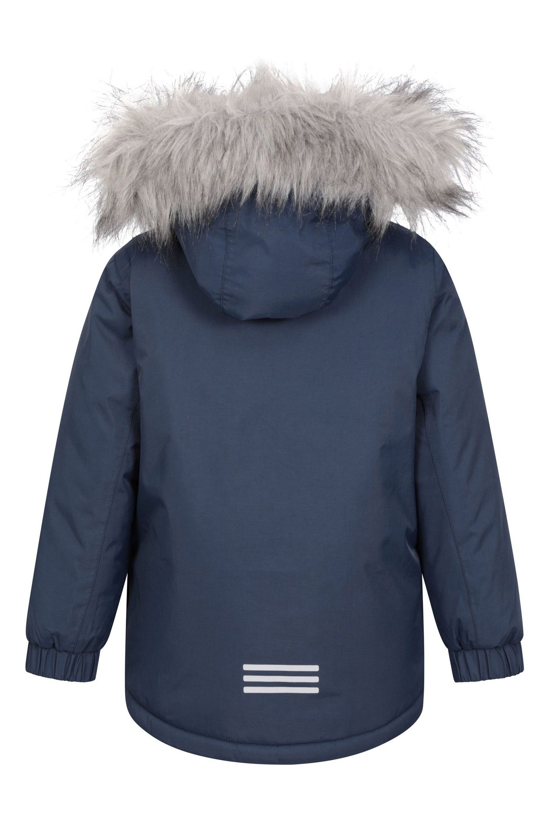 Buy Mountain Warehouse Blue Kids Ranger Plain Water Resistant Jacket ...