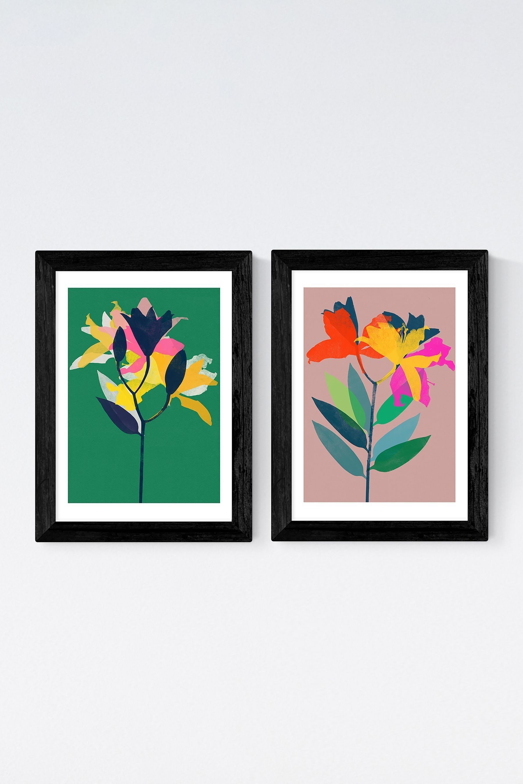 Buy East End Prints Green Lily Wall Set by Garima Dahwan from the Next ...
