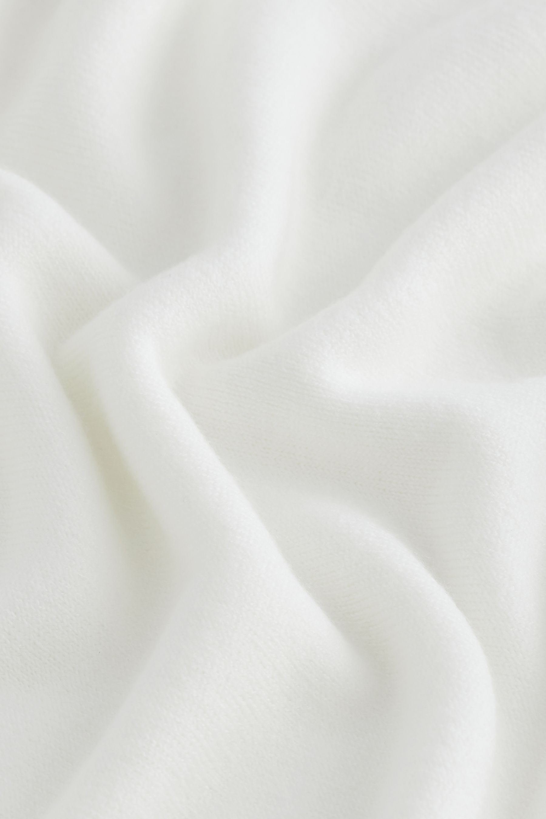 Buy Ecru White Soft Touch Pattern Knitted Cosy Crew Neck Jumper from ...