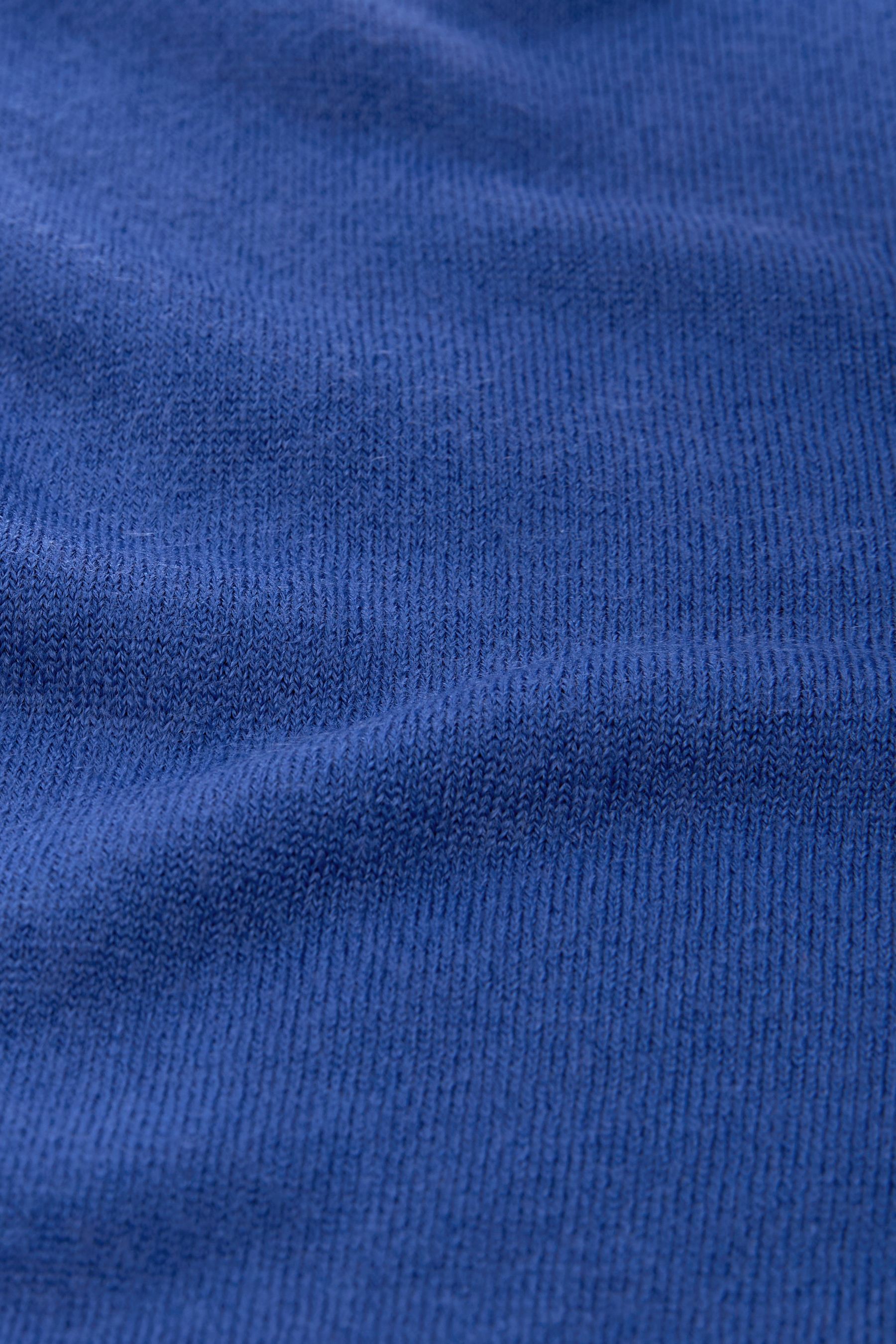 Buy Cobalt Blue Soft Touch Pattern Knitted Cosy Crew Neck Jumper from ...