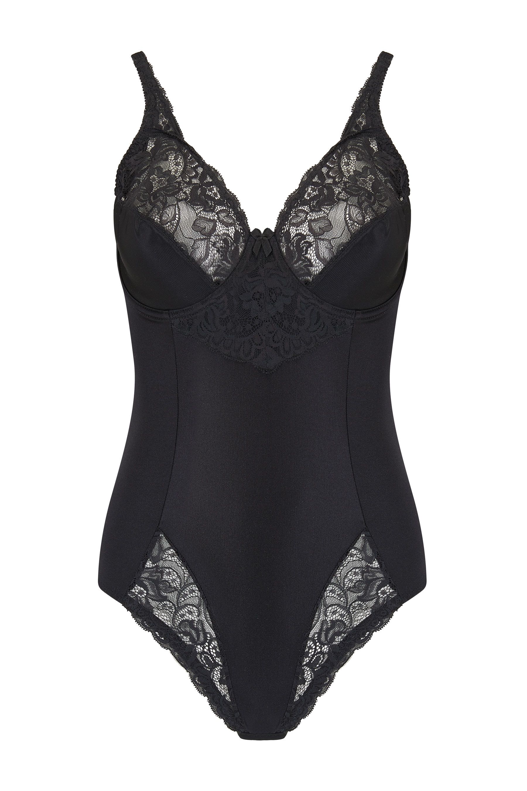 Buy Charnos Black Superfit Shapewear Full Cup Tummy Control Bodyshaper ...