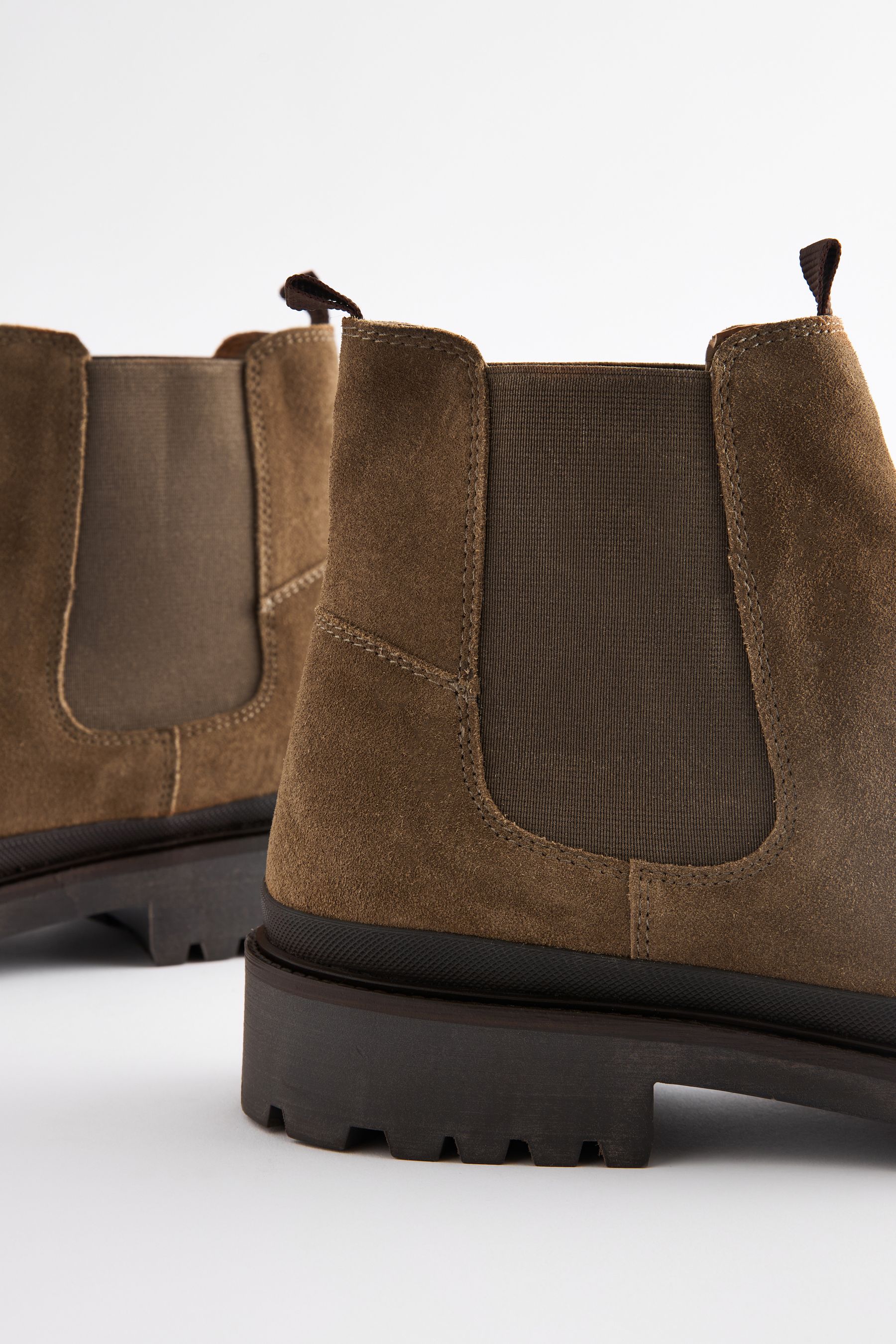 Buy Stone Cleated Chelsea Boots from the Next UK online shop
