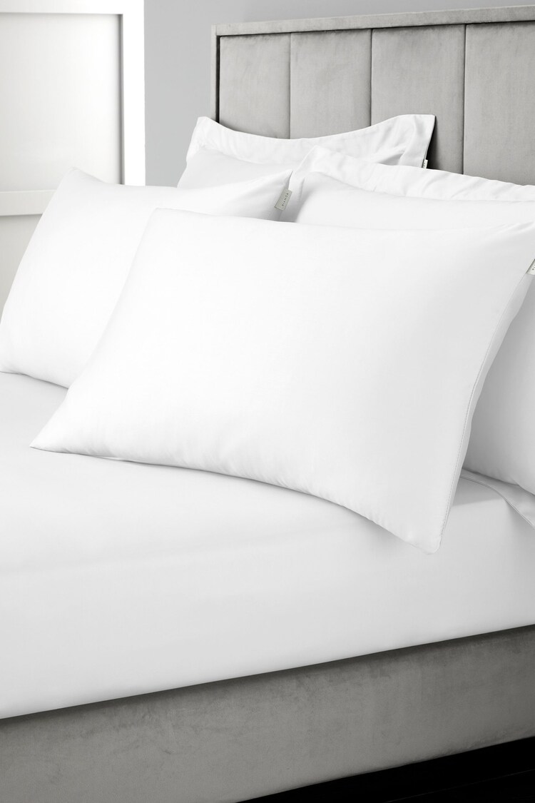 Buy Bianca White 400 Thread Count 100% Cotton Sateen Duvet Cover Set ...