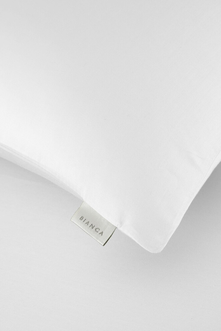 Buy Bianca White 400 Thread Count 100% Cotton Sateen Duvet Cover Set ...