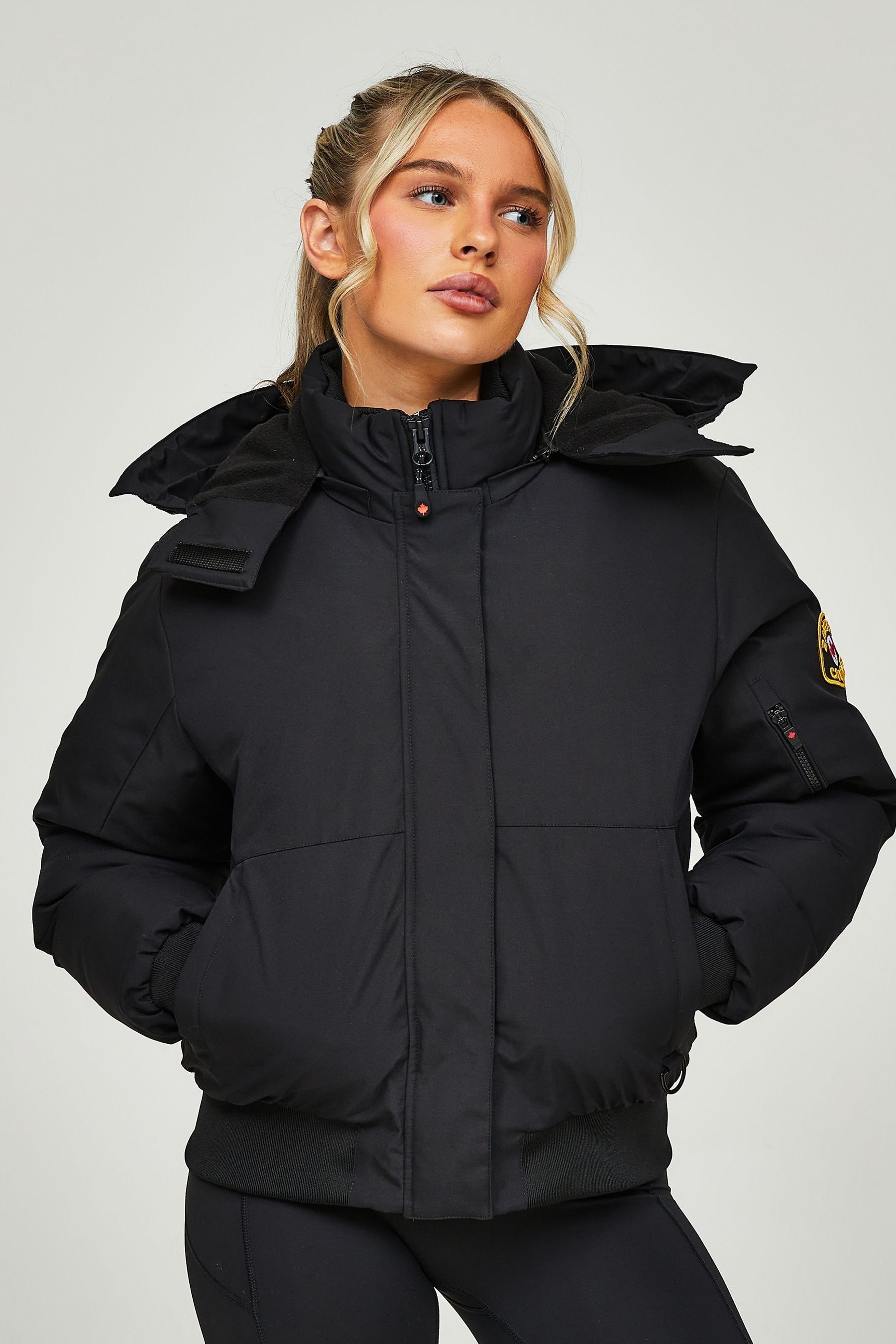 Buy Zavetti Canada Womens 100% Cotton Olivia Bomber Jacket from the ...