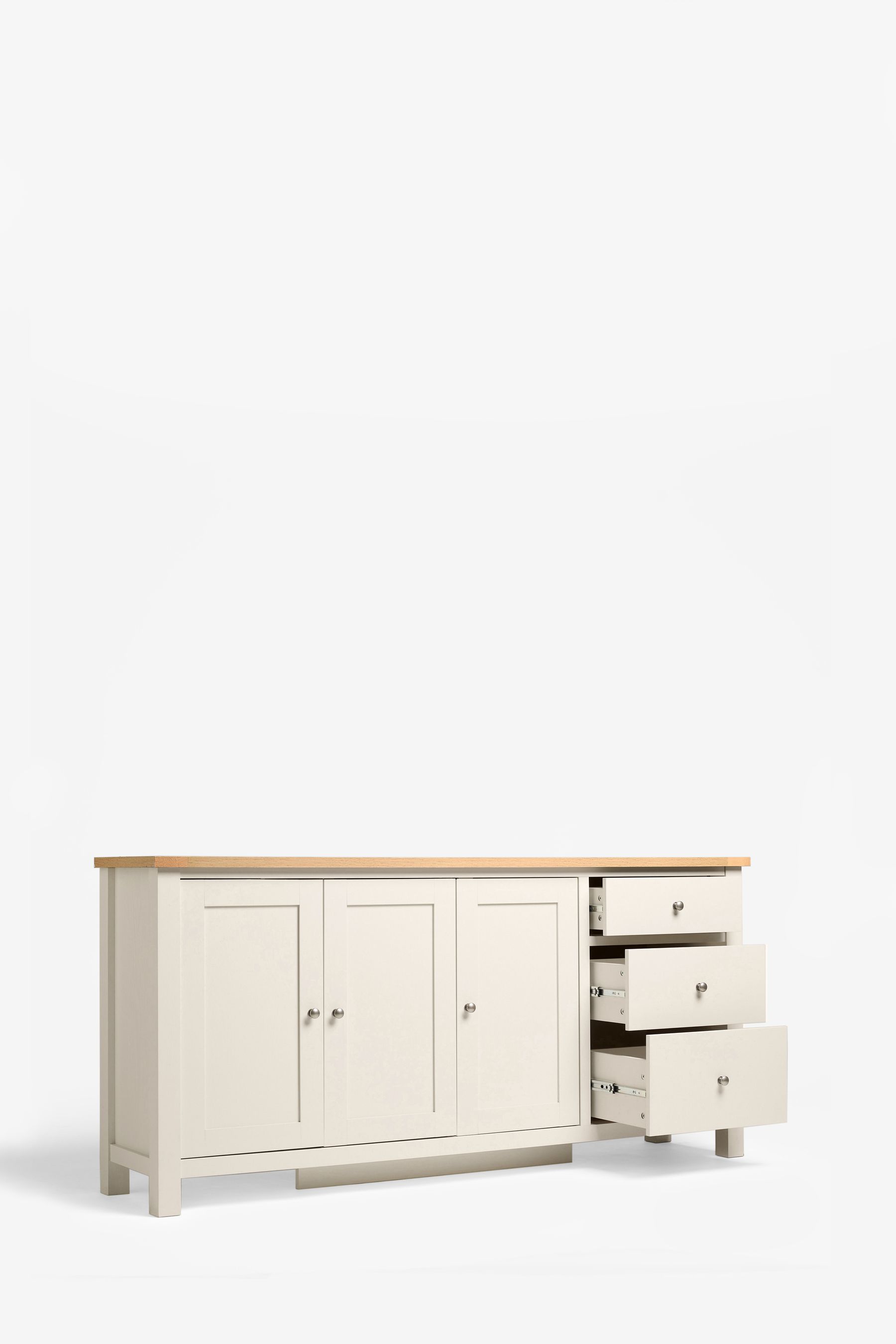 Buy Cream Malvern Oak Effect Extra Large Sideboard from the Next UK ...
