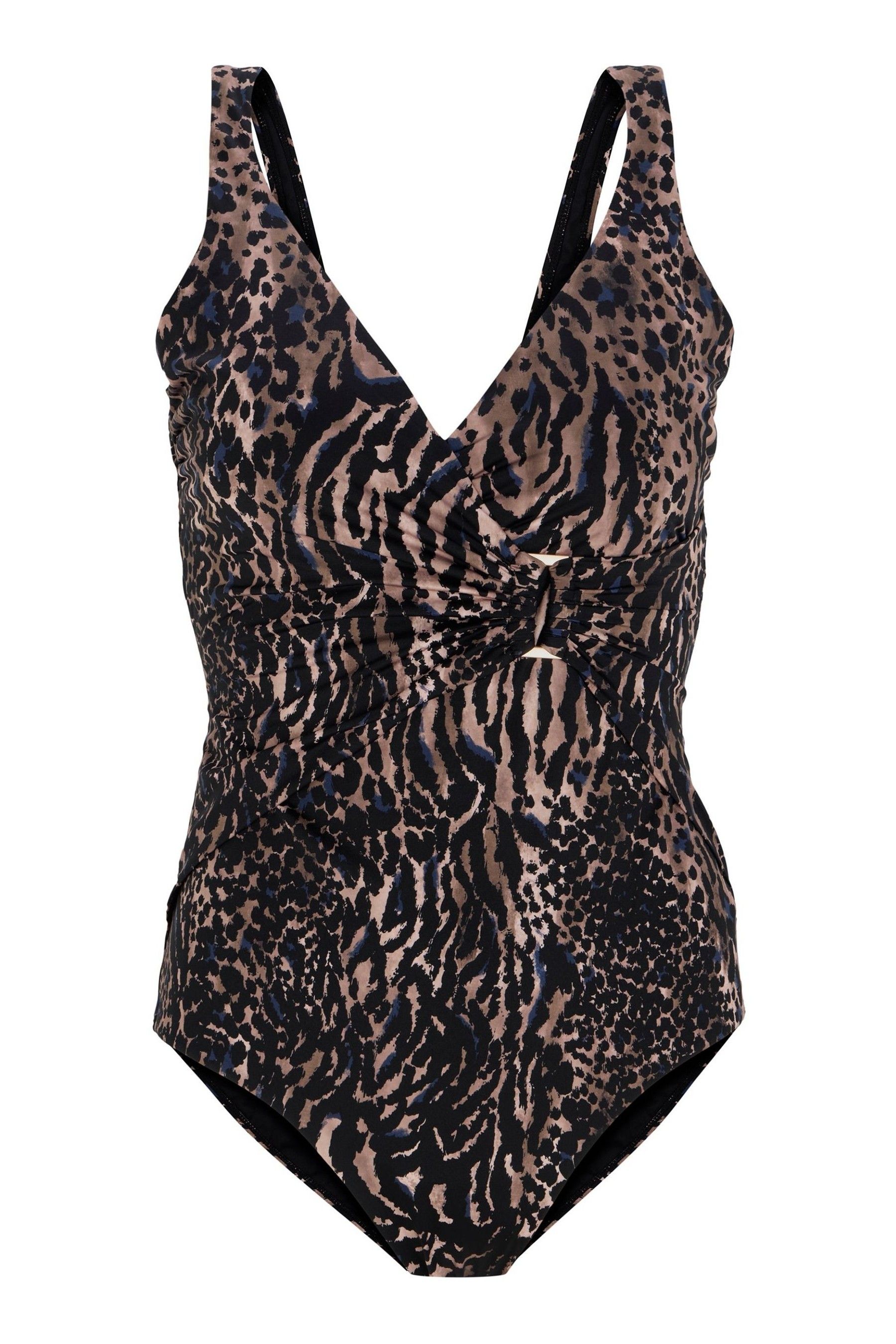 Buy Mint Velvet Leopard Plunge Hardware Swimsuit from the Next UK ...