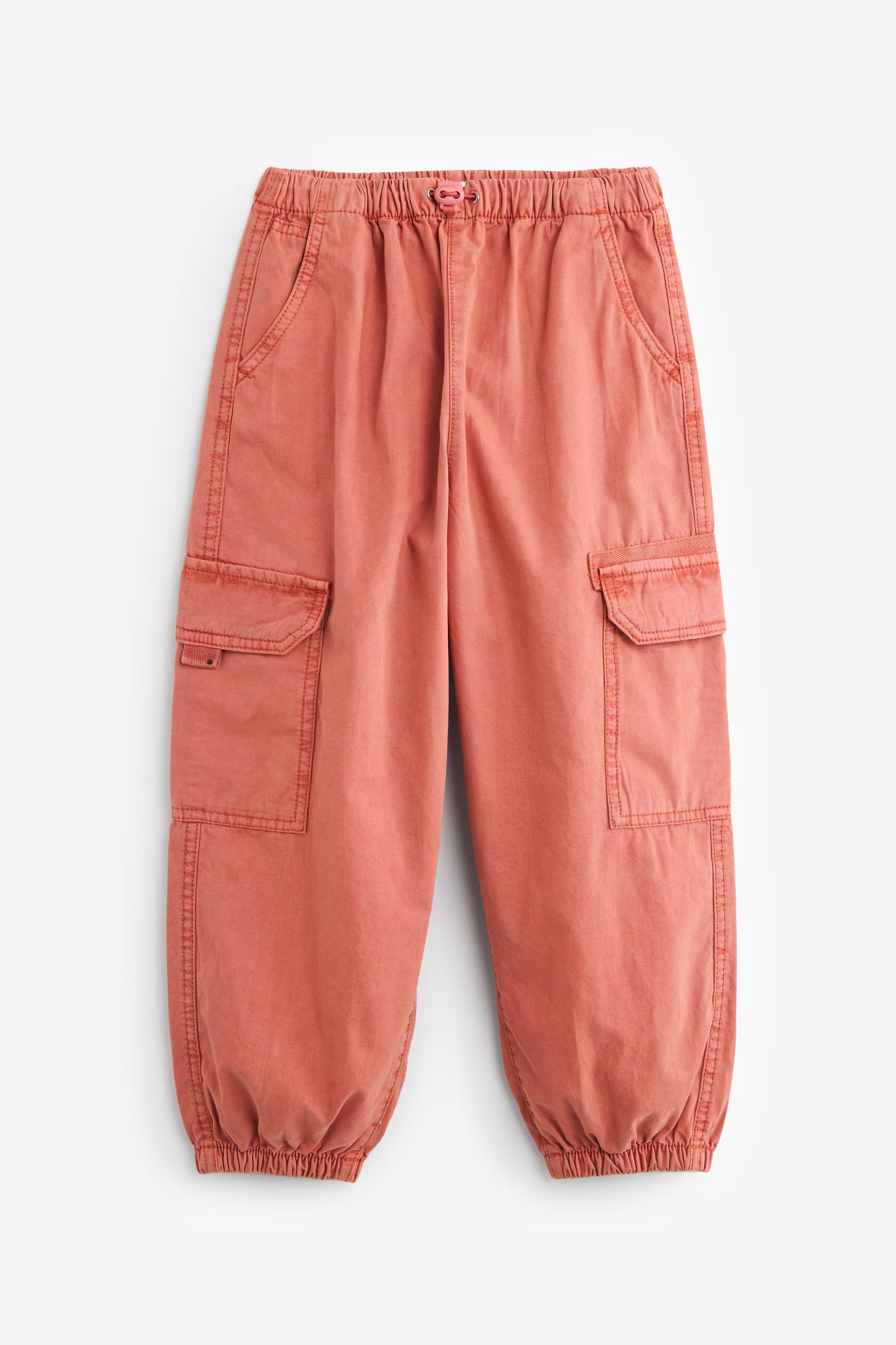 Buy Rust Brown Parachute Cargo Cuffed Trousers (3-16yrs) from Next Ireland