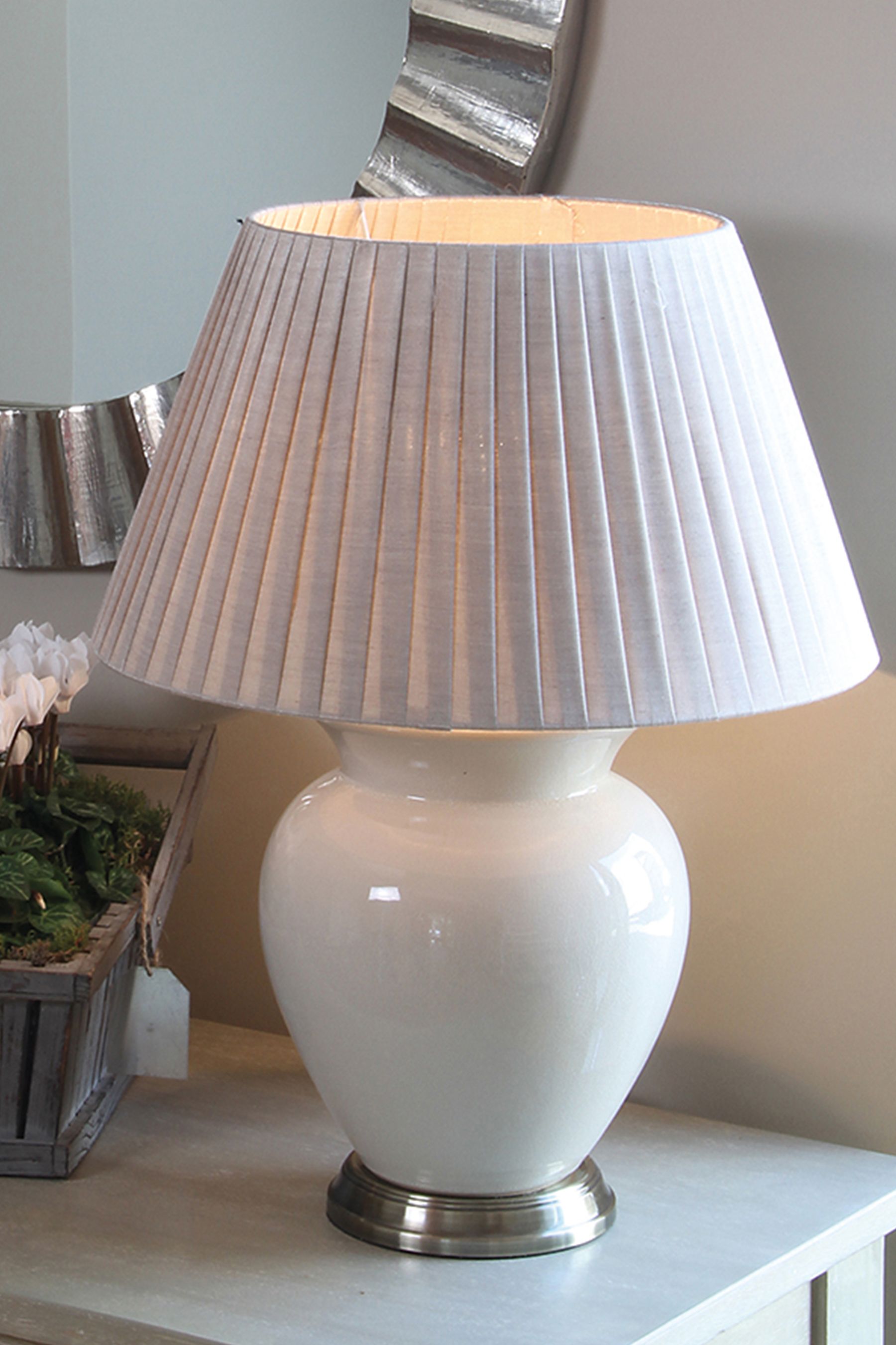 Buy Pacific Cream Hadley Ceramic Table Lamp from the Next UK online shop