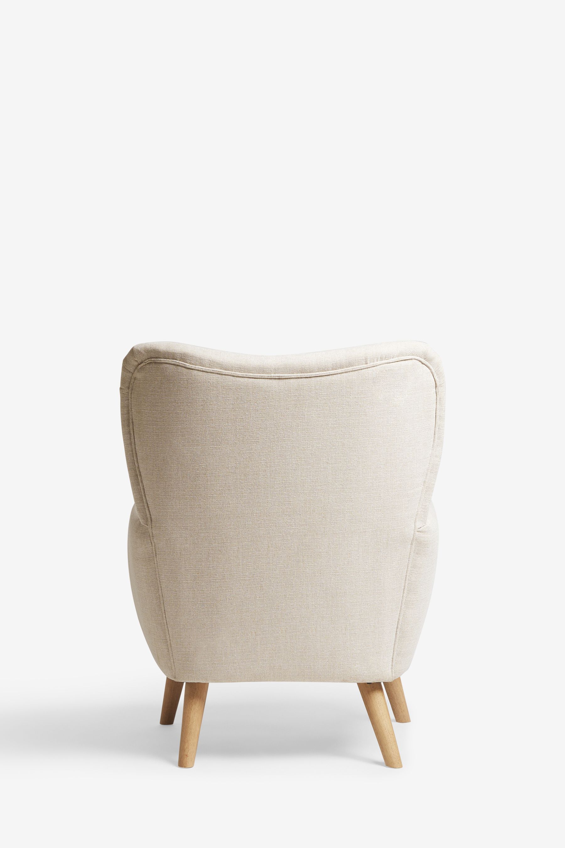 Buy Tweedy Plain Light Natural Wilson II Highback Grande Armchair from ...