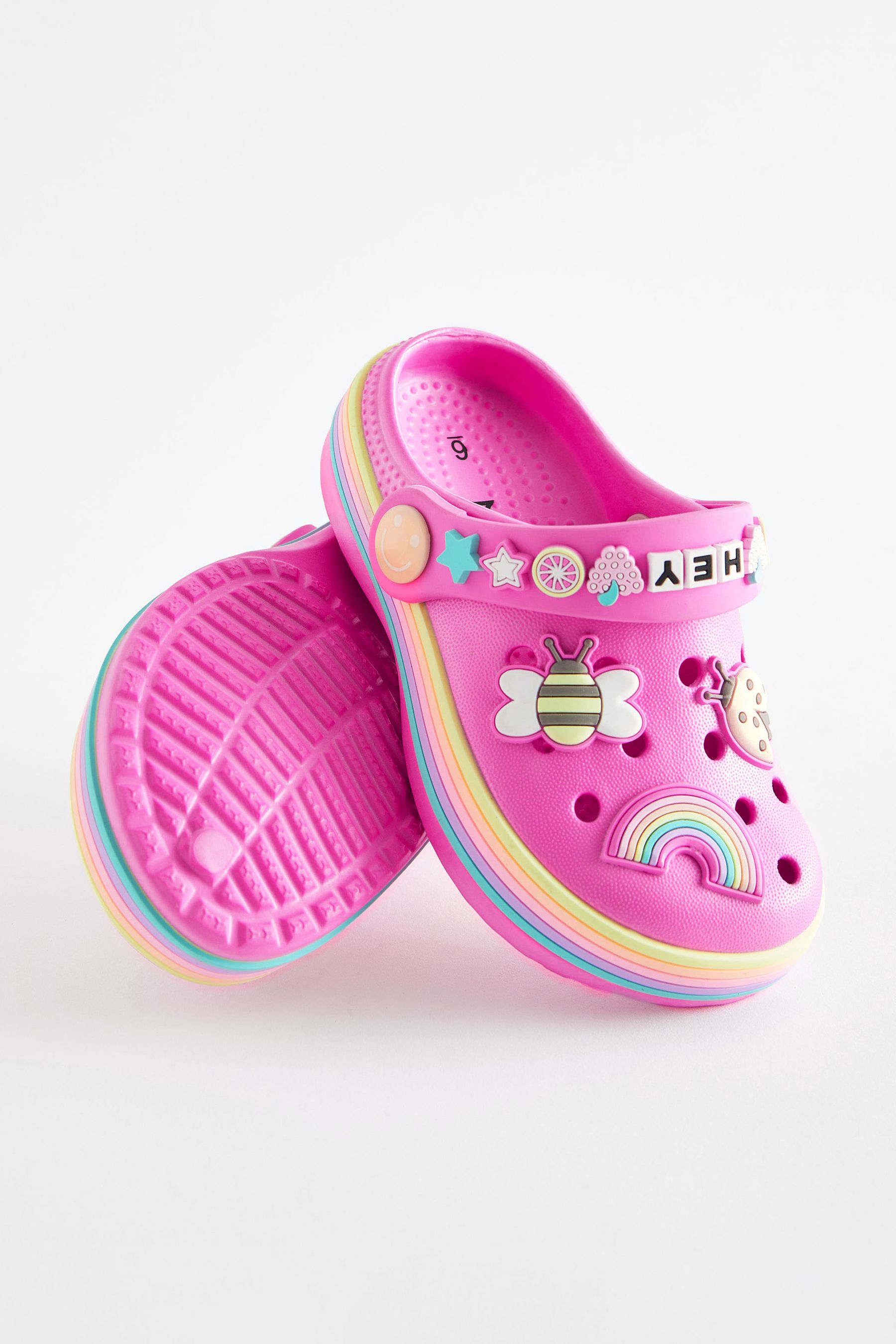 Buy Pink Character Clogs from the Next UK online shop