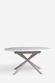 Buy White Marble Effect Extending Dining Table from the Next UK online shop