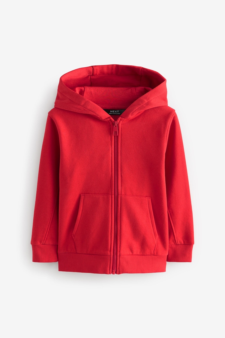 Buy Red Plain Zip Through Hoodie (3-16yrs) from the Next UK online shop