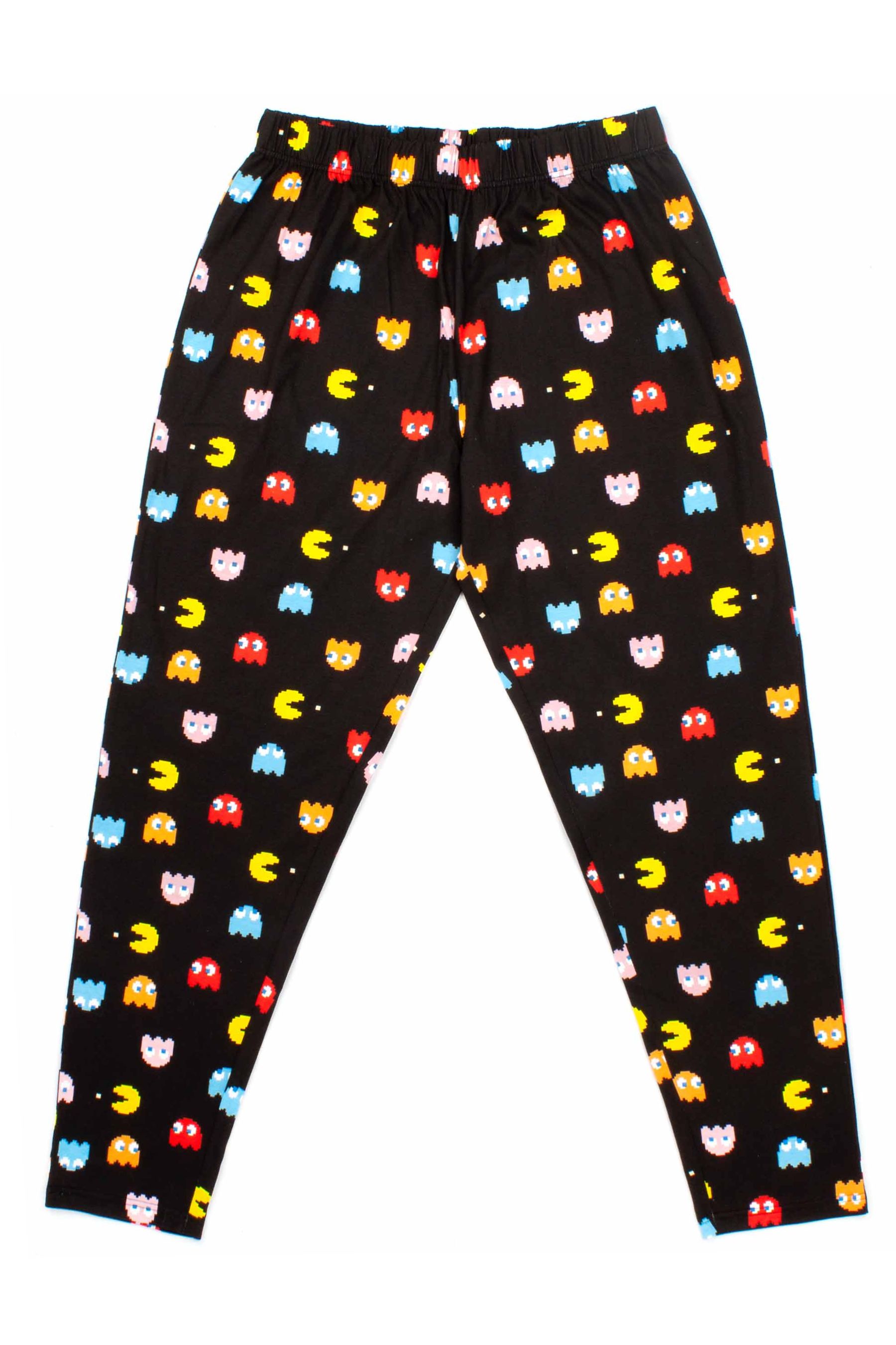 Buy Vanilla Underground Black Pacman Mens Long Leg Pyjama Set from the ...