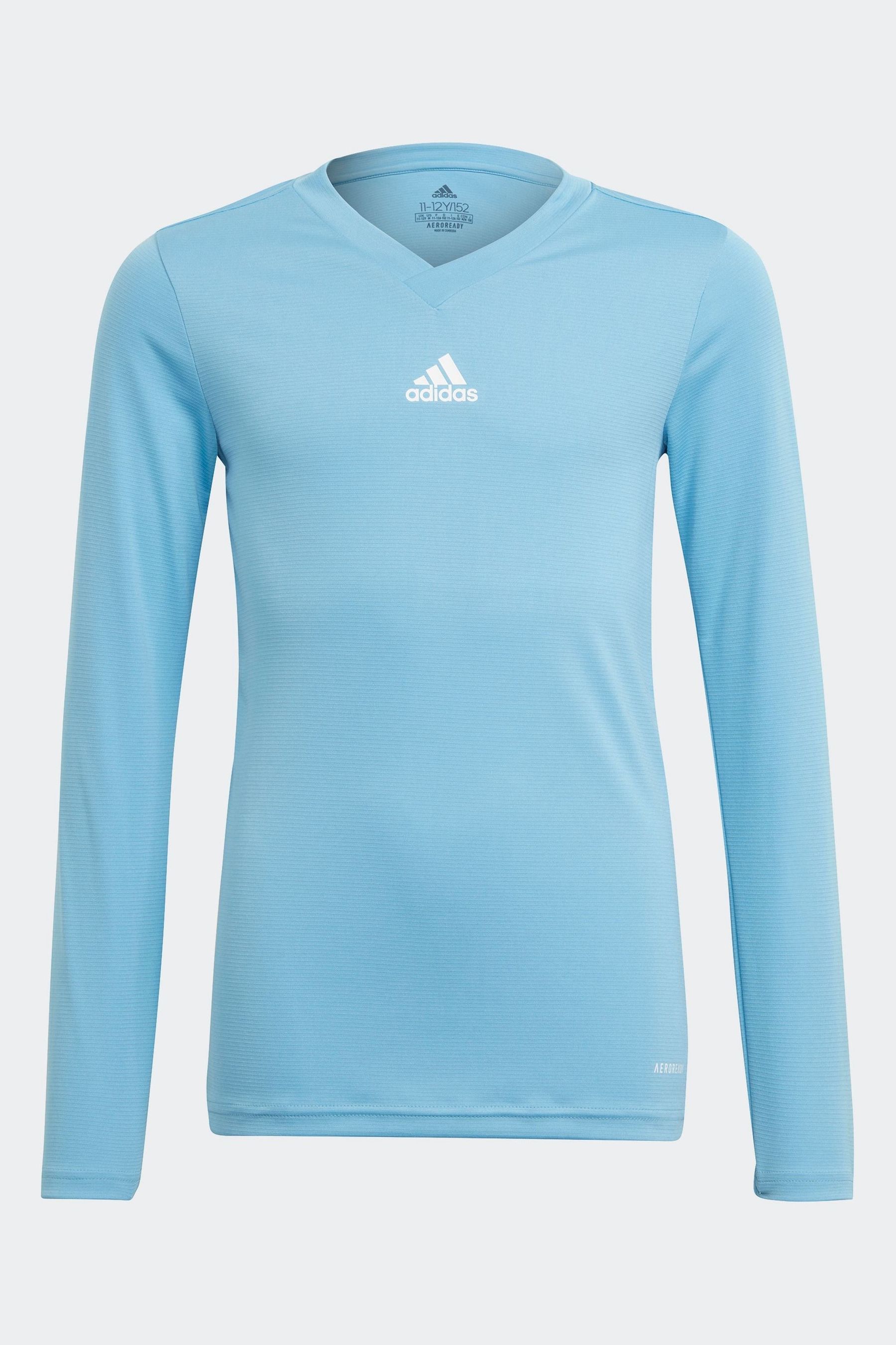 Buy adidas Light Blue Team Base T-Shirt from the Next UK online shop