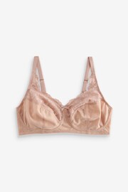 Buy White/Black/Nude Non Pad Non Wire Total Support Full Cup Lace Bras ...
