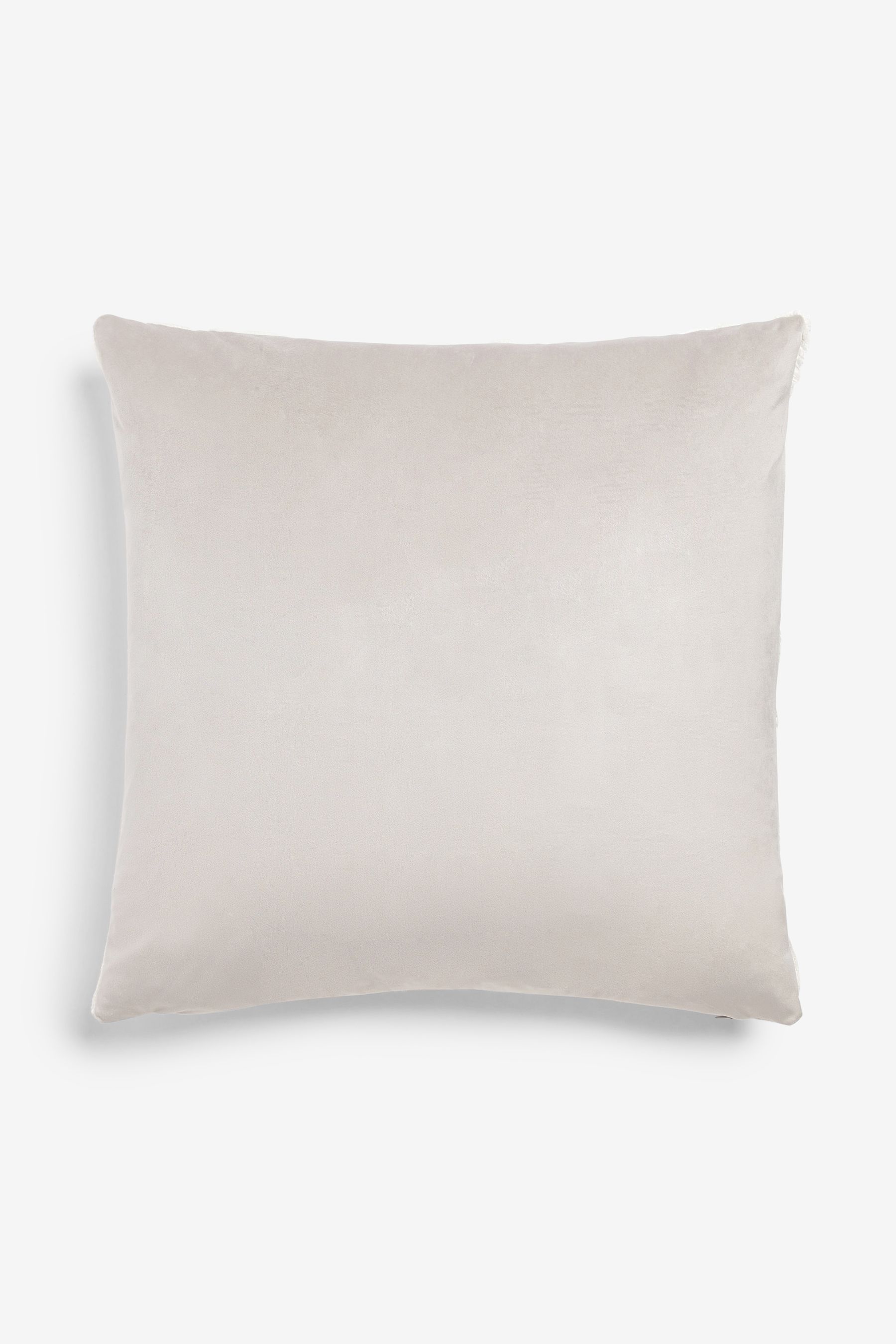 Buy White Valencia Cut Velvet 59 x 59cm Cushion from the Next UK online ...