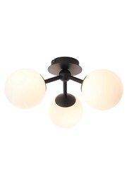 Buy Gallery Home Black Kent 3 Bulb Bathroom Ceiling Light from the Next ...
