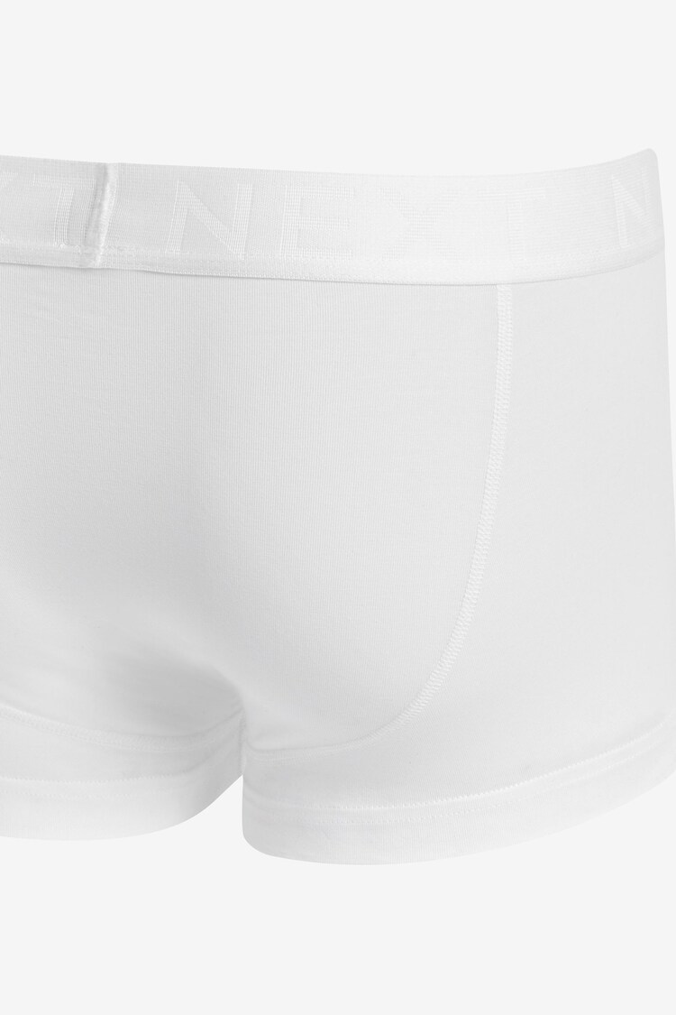 Buy White 10 pack Cotton Rich Blend Hipster Boxers from the Next UK ...