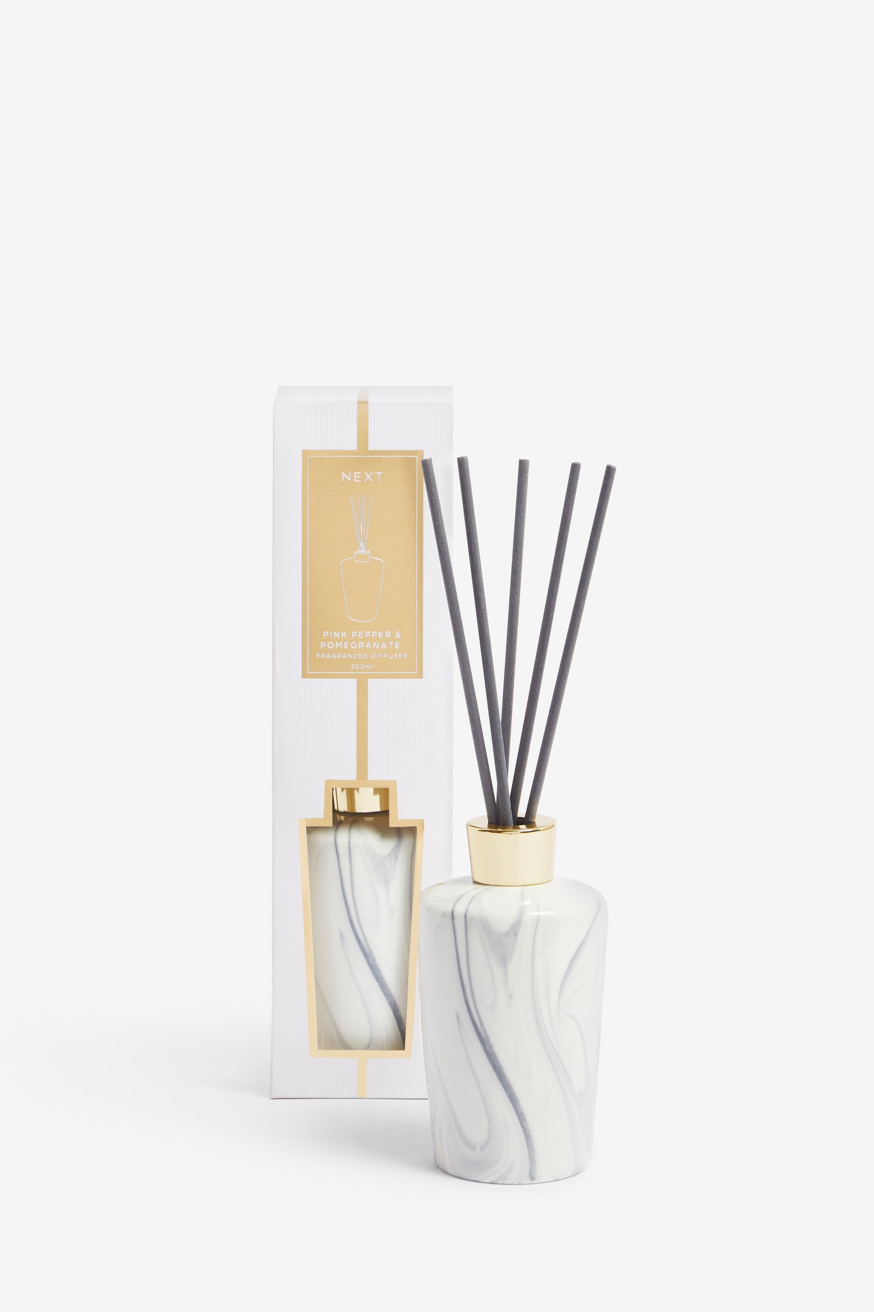 Buy Marble Pink Pepper & Pomegranate 200ml Diffuser from the Next UK ...
