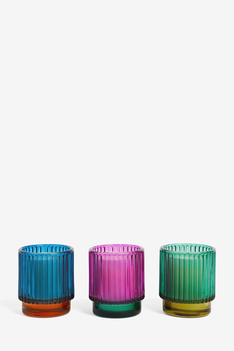 Buy Teal Blue Set Of Dark Orchid and Patchouli Scented Candle from the ...