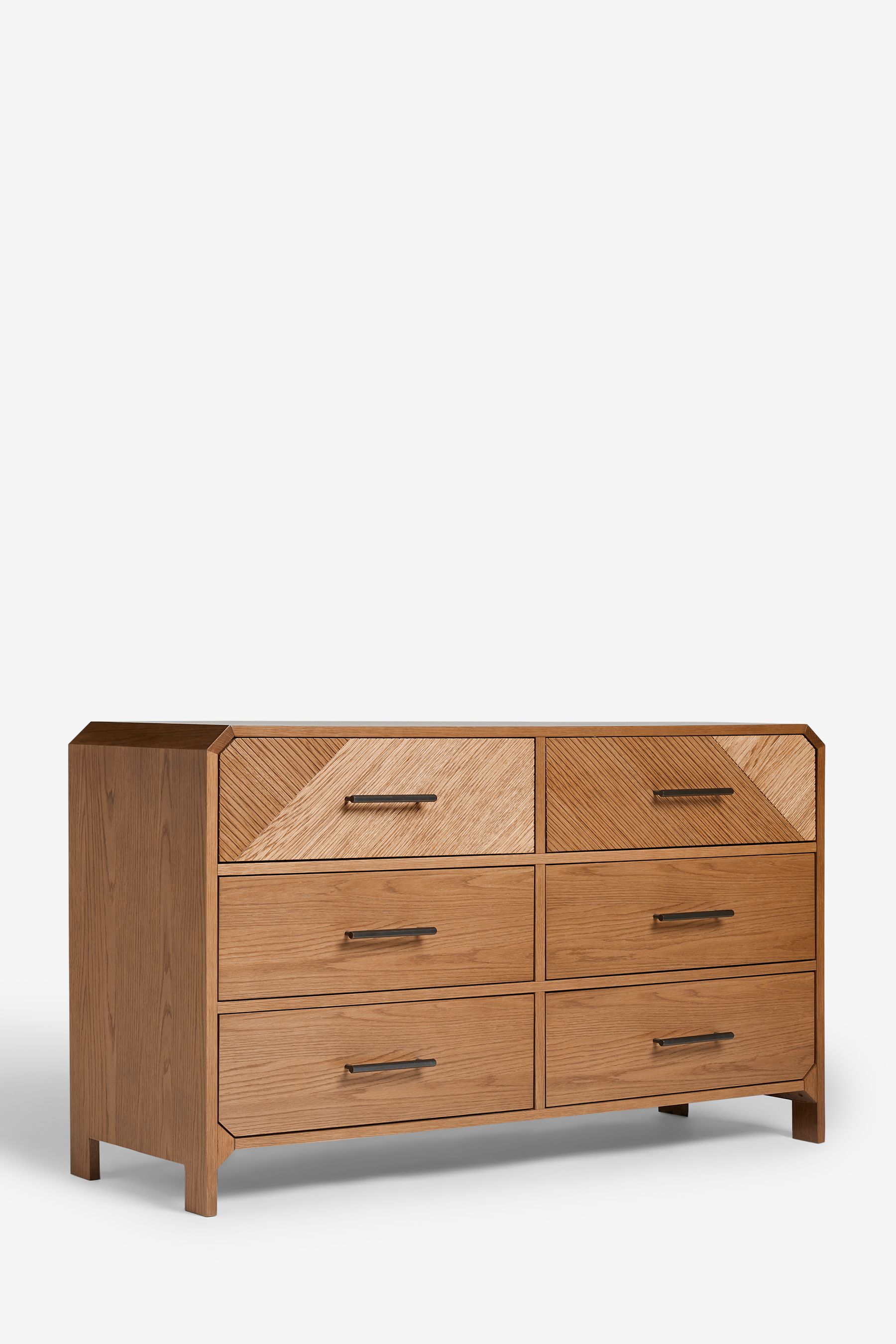 Buy Dark Natural Ellis Oak Wood Chest of Drawers from the Next UK ...