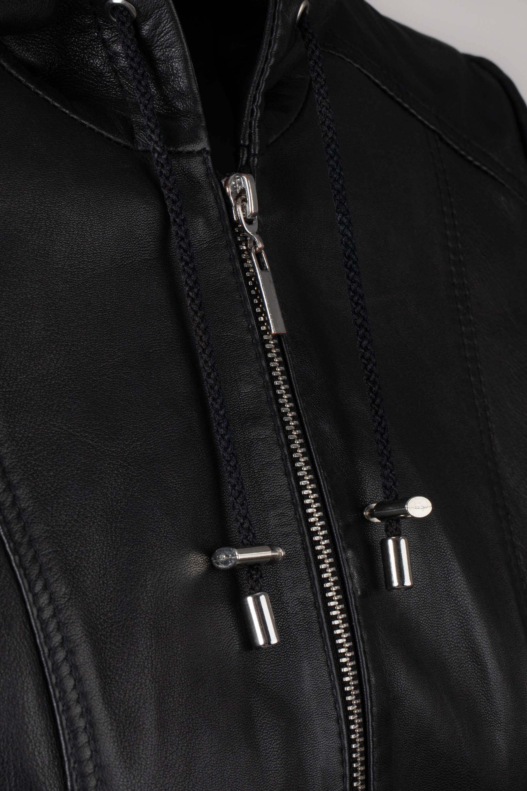 Buy Lakeland Leather Black Abbeyville Hooded Leather Jackets from the ...