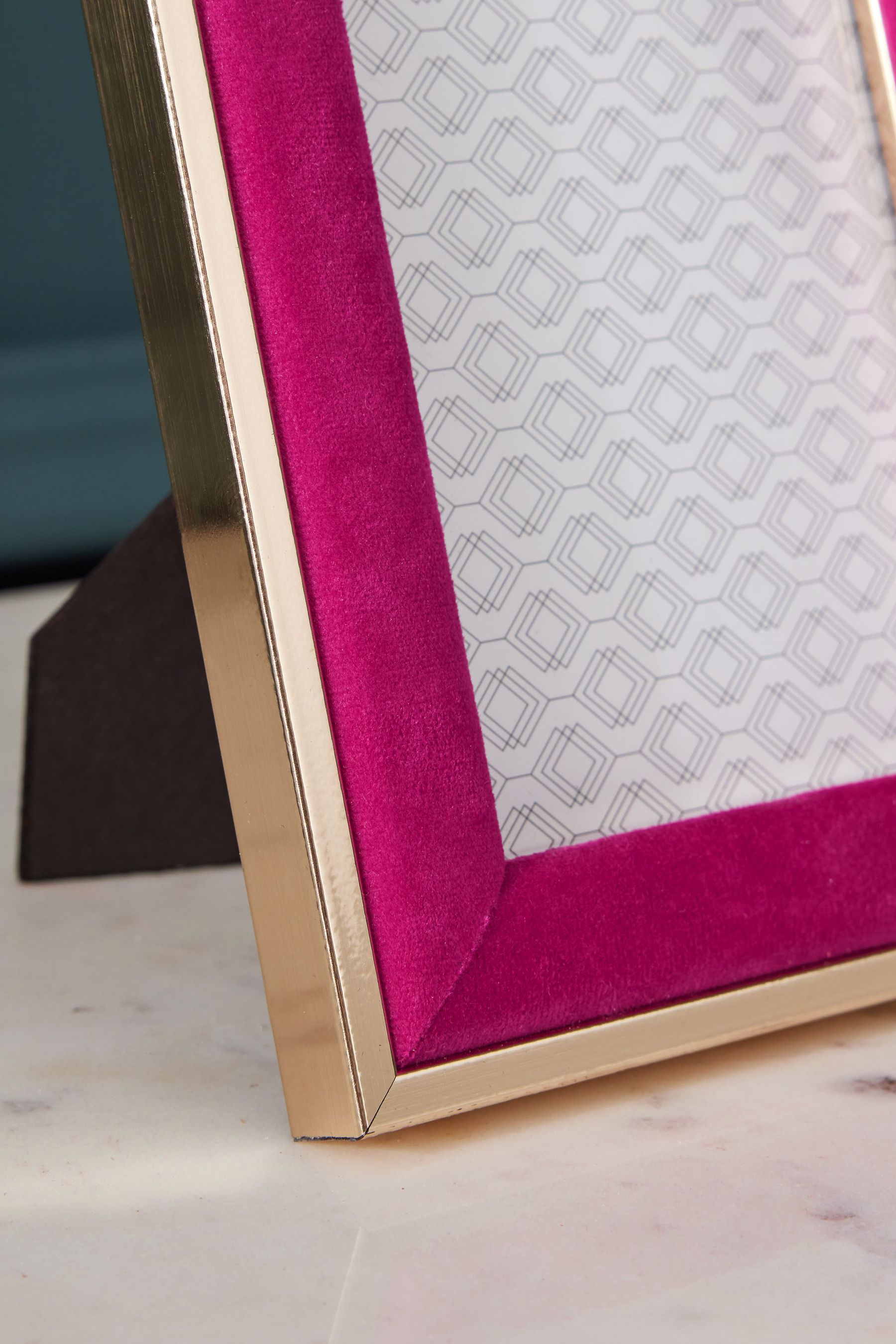 Buy Pink Velvet Picture Frame from the Next UK online shop