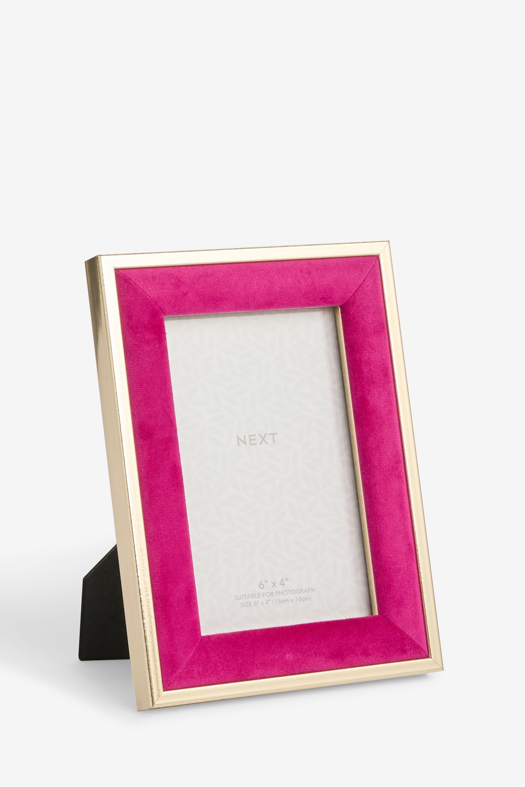 Buy Pink Velvet Picture Frame from the Next UK online shop