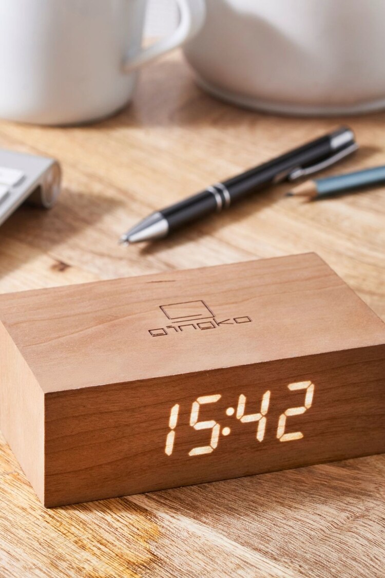 Buy Gingko Cherry Flip Click Alarm Clock from the Next UK online shop