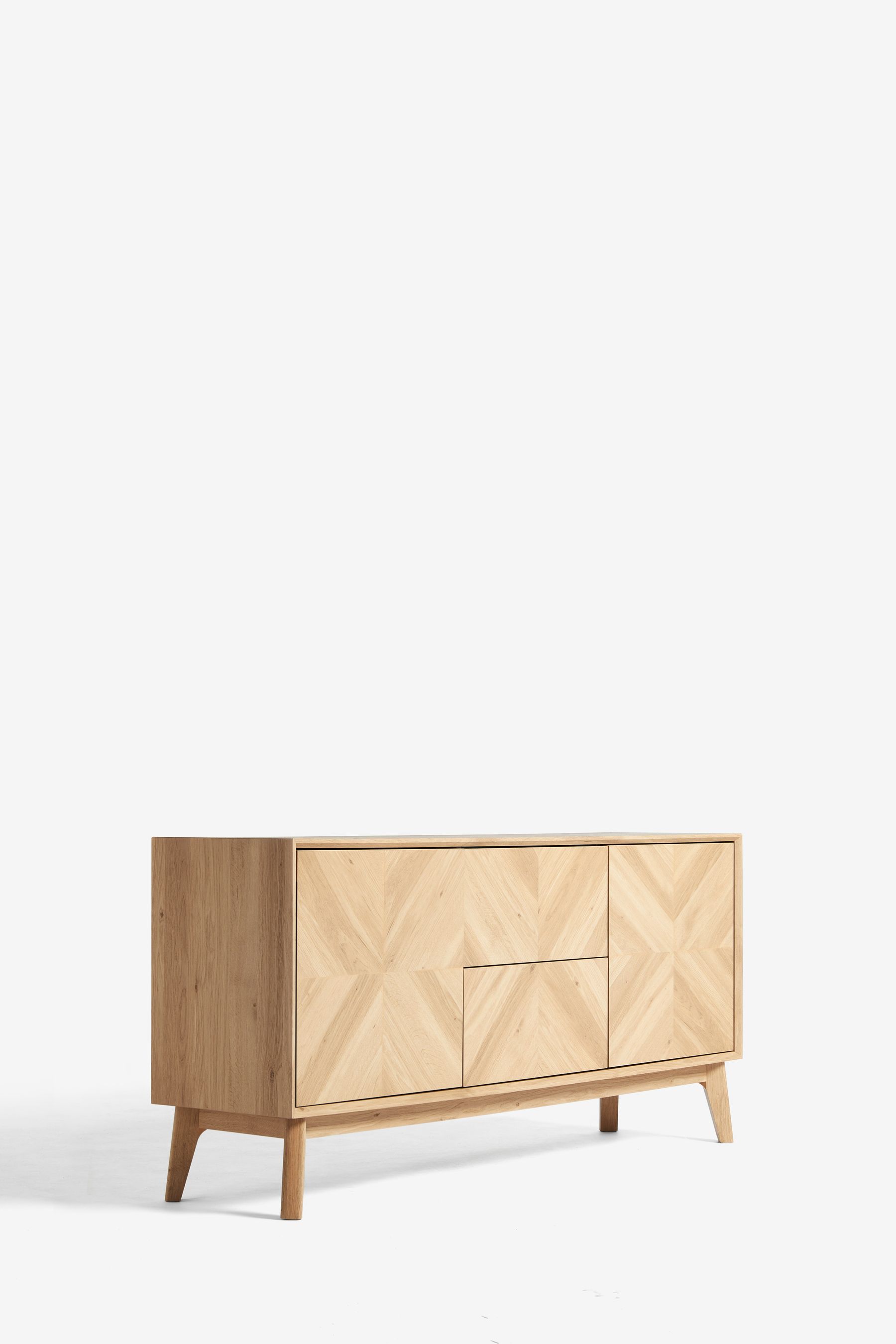 Buy Light Natural Hayford Oak Effect Large Large Sideboard from the ...