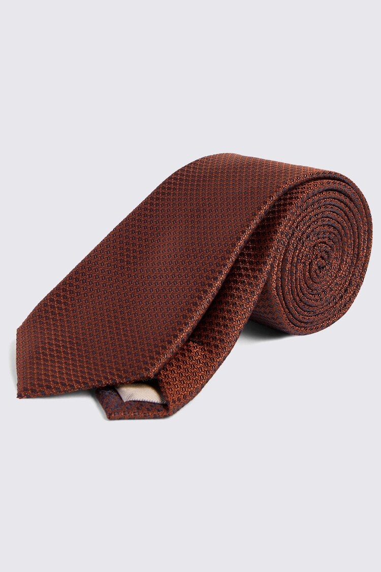 Buy MOSS Red Textured Tie from the Next UK online shop