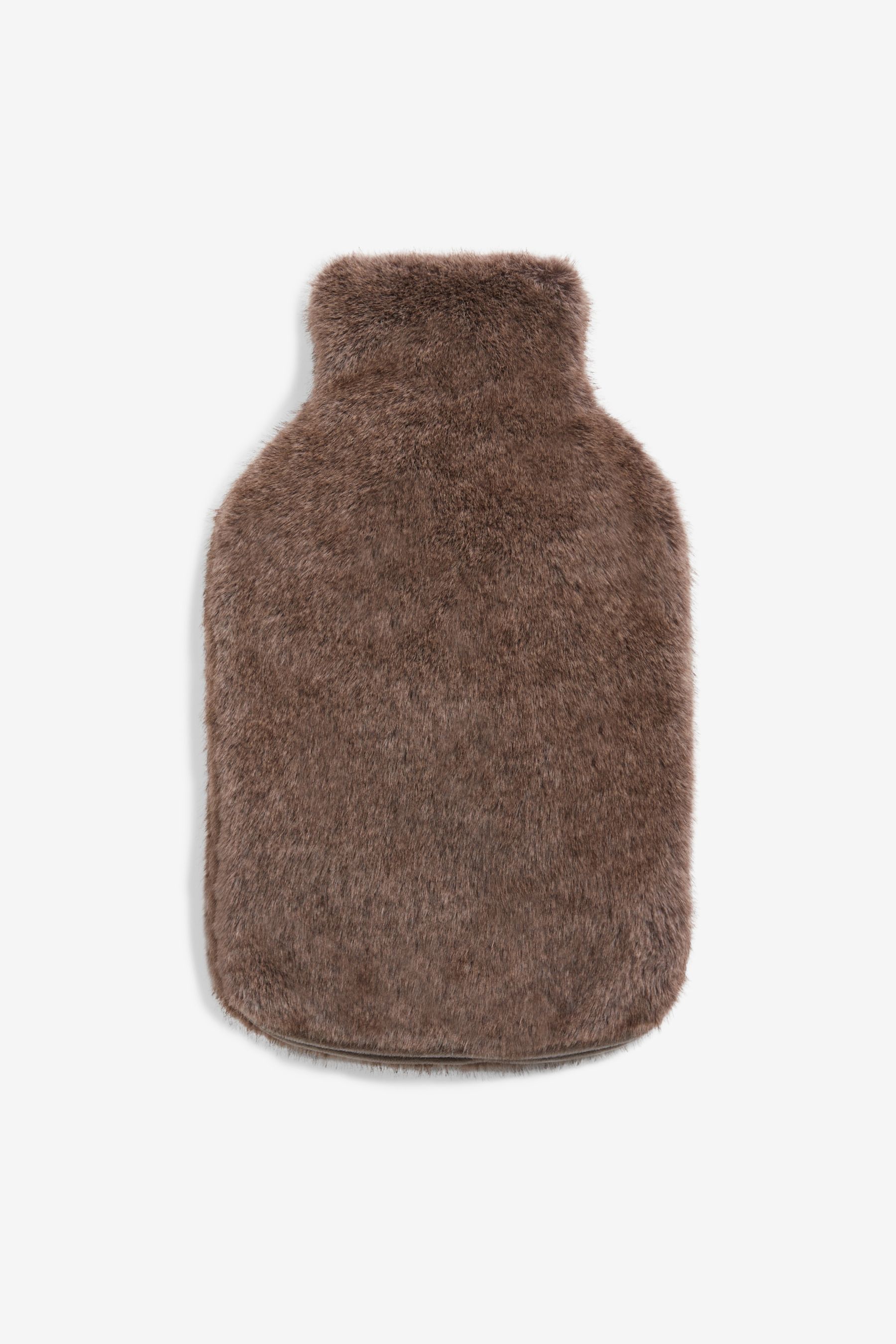 Buy Brown Faux Fur Hot Water Bottle with Hand Pockets from the Next UK online shop