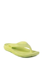 Buy Totes Green Ladies Solbounce Toe Post Flip Flops Sandals from the ...