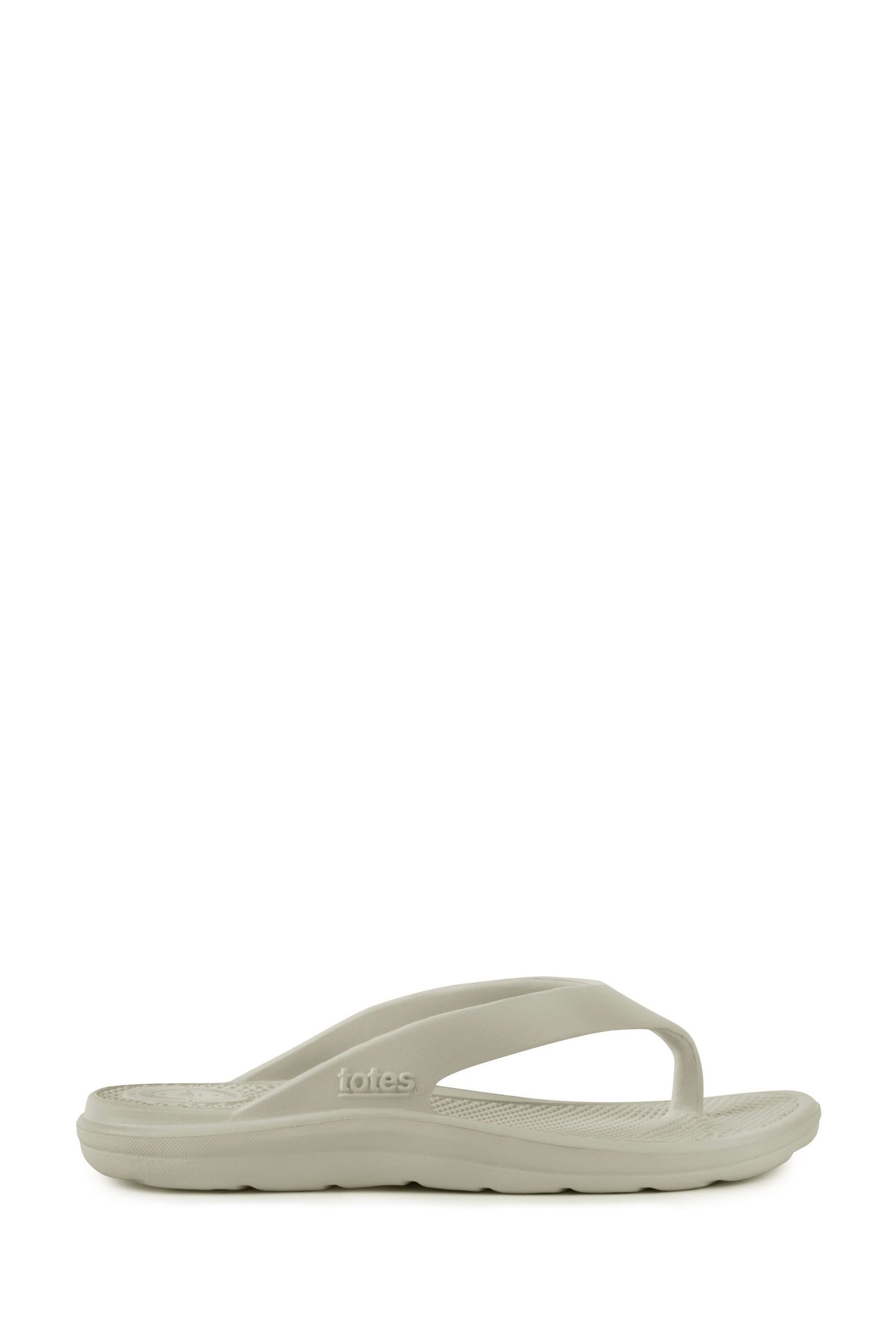 Buy Totes Nude Ladies Solbounce Toe Post Flip Flops Sandals from the ...