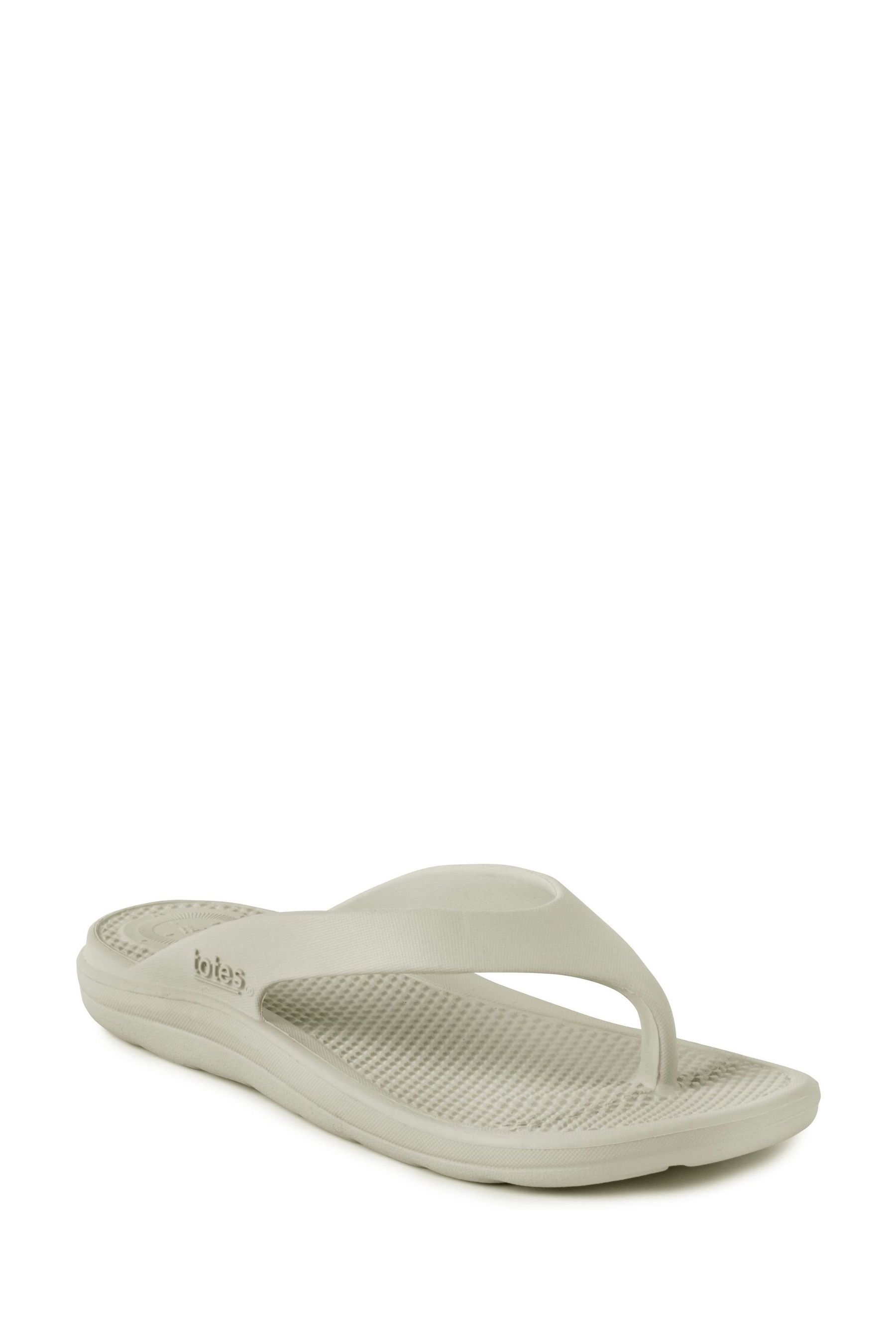 Buy Totes Nude Ladies Solbounce Toe Post Flip Flops Sandals from the ...