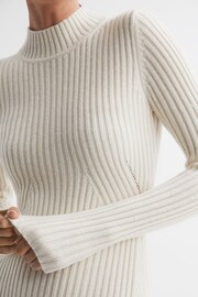 Buy Reiss Cream Kris Wool Blend Bodycon Midi Dress from the Next UK ...