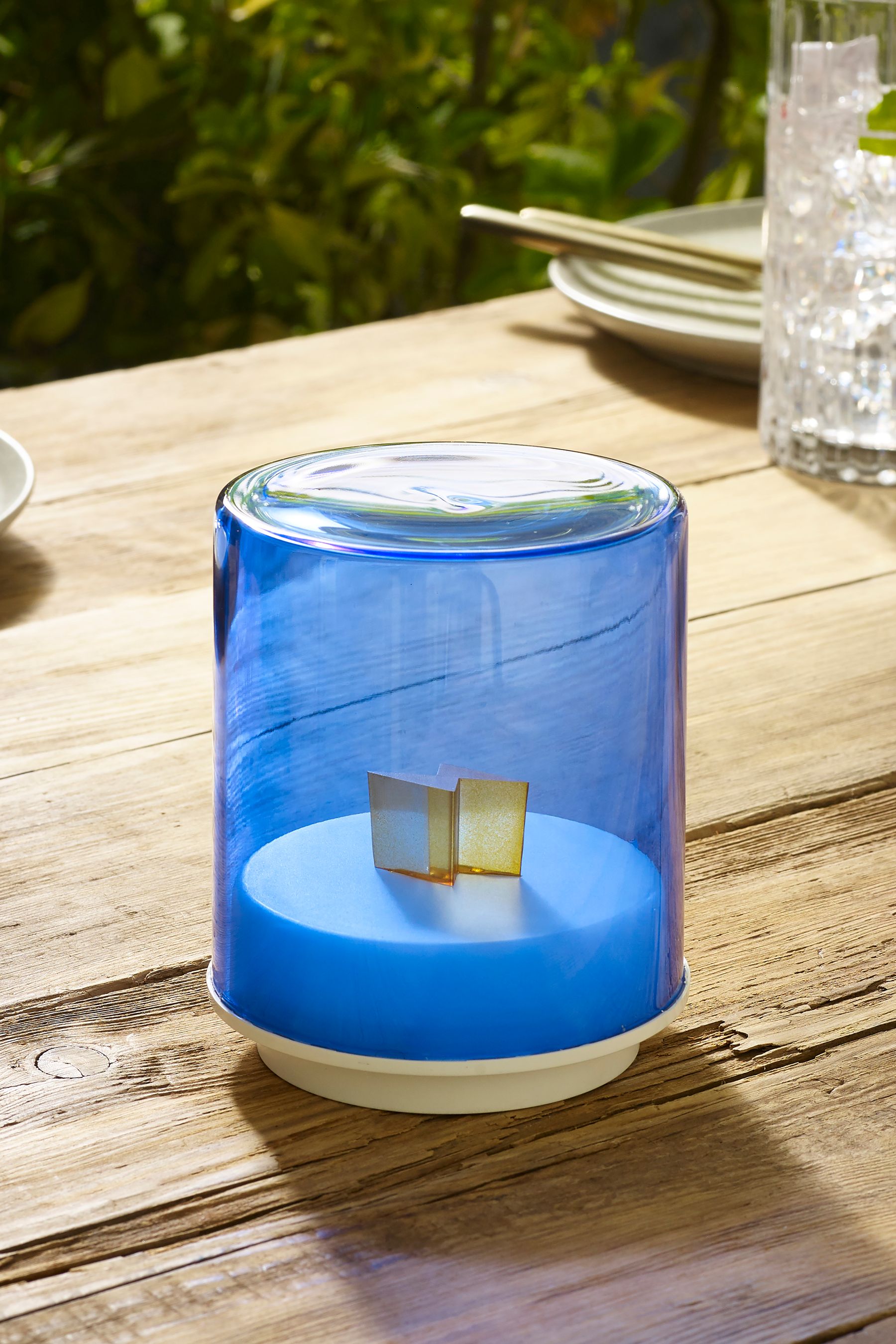 Buy Indigo Owl Blue Gem Table Lamp from the Next UK online shop