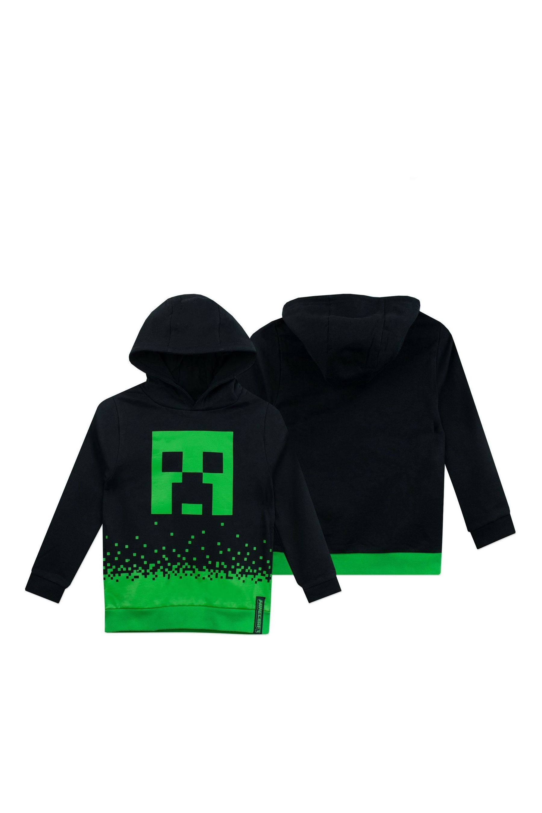 Buy Character Black 100% Cotton Minecraft Hoodie from the Next UK ...