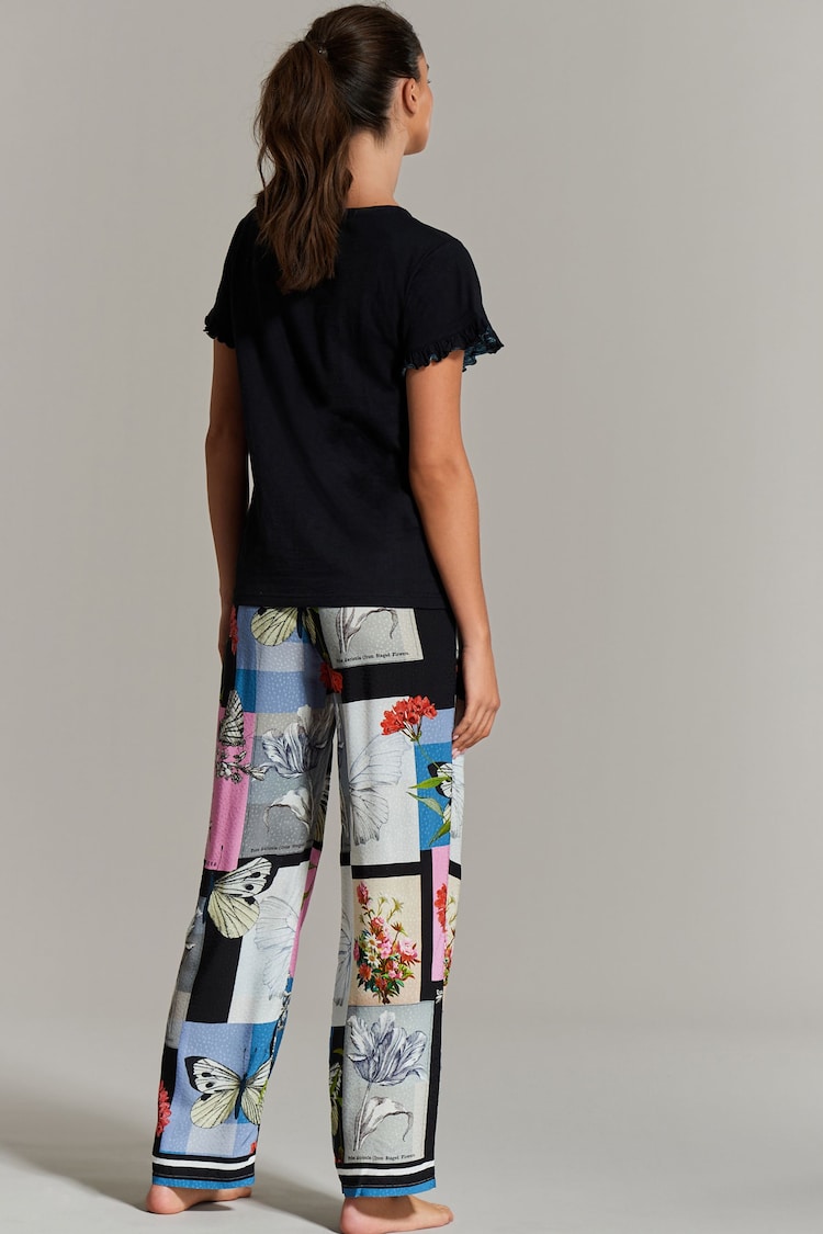 Buy B by Ted Baker Jersey Viscose Black 100% Cotton Pyjama Set from the ...