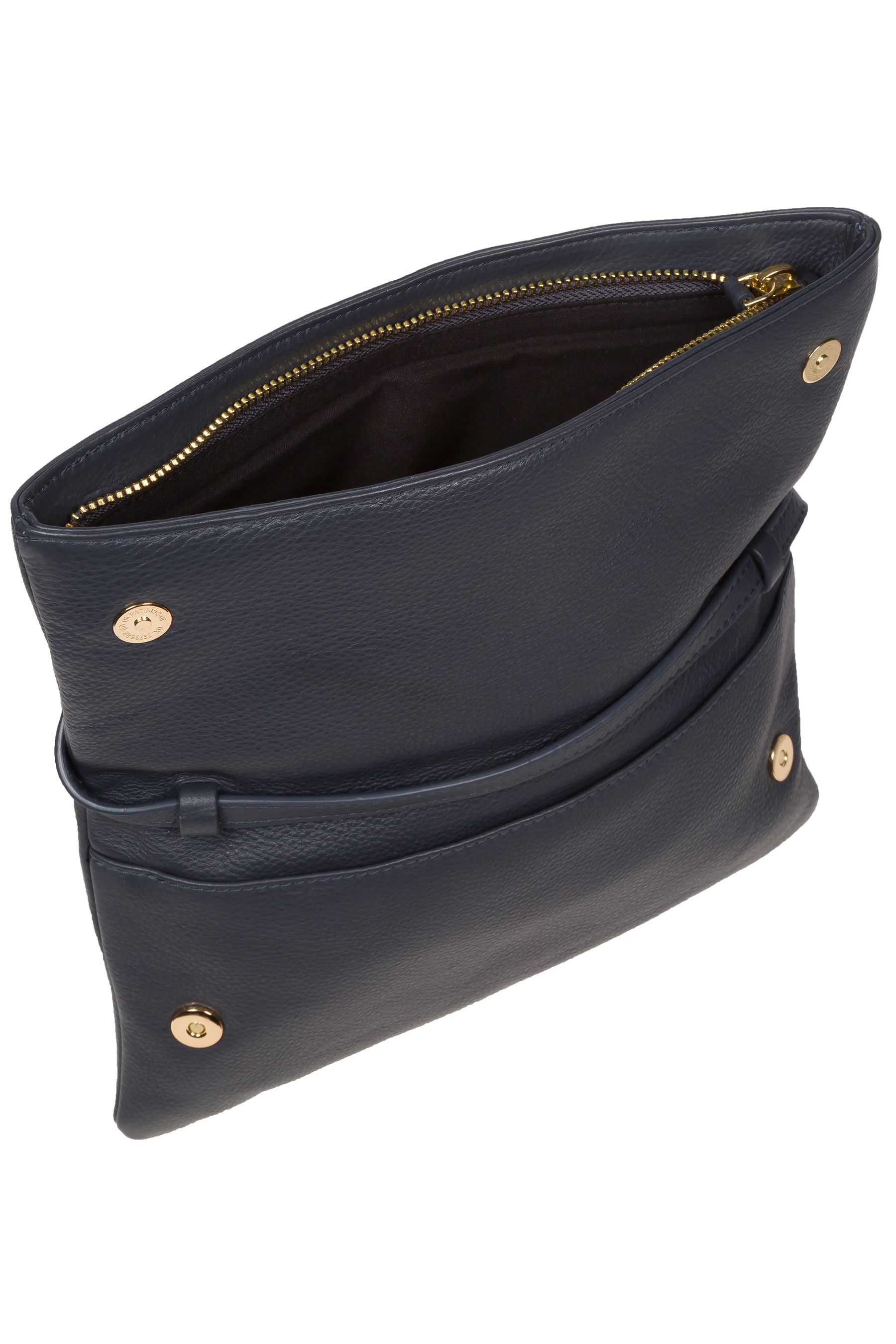 Buy Pure Luxuries London Selene Nappa Leather Cross-Body Clutch Bag ...