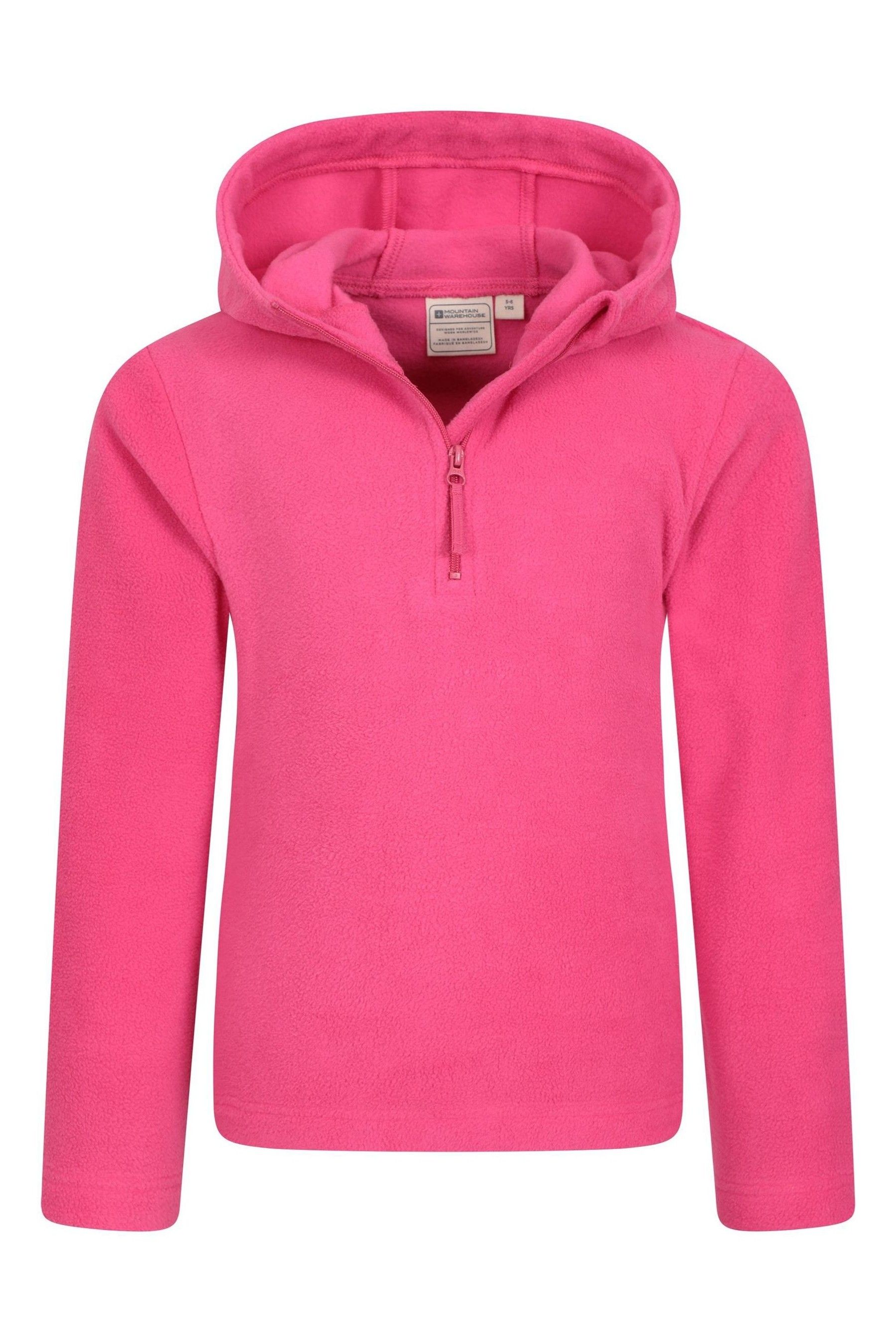Buy Mountain Warehouse Pink Kids Camber II Fleece Hoodie from the Next ...