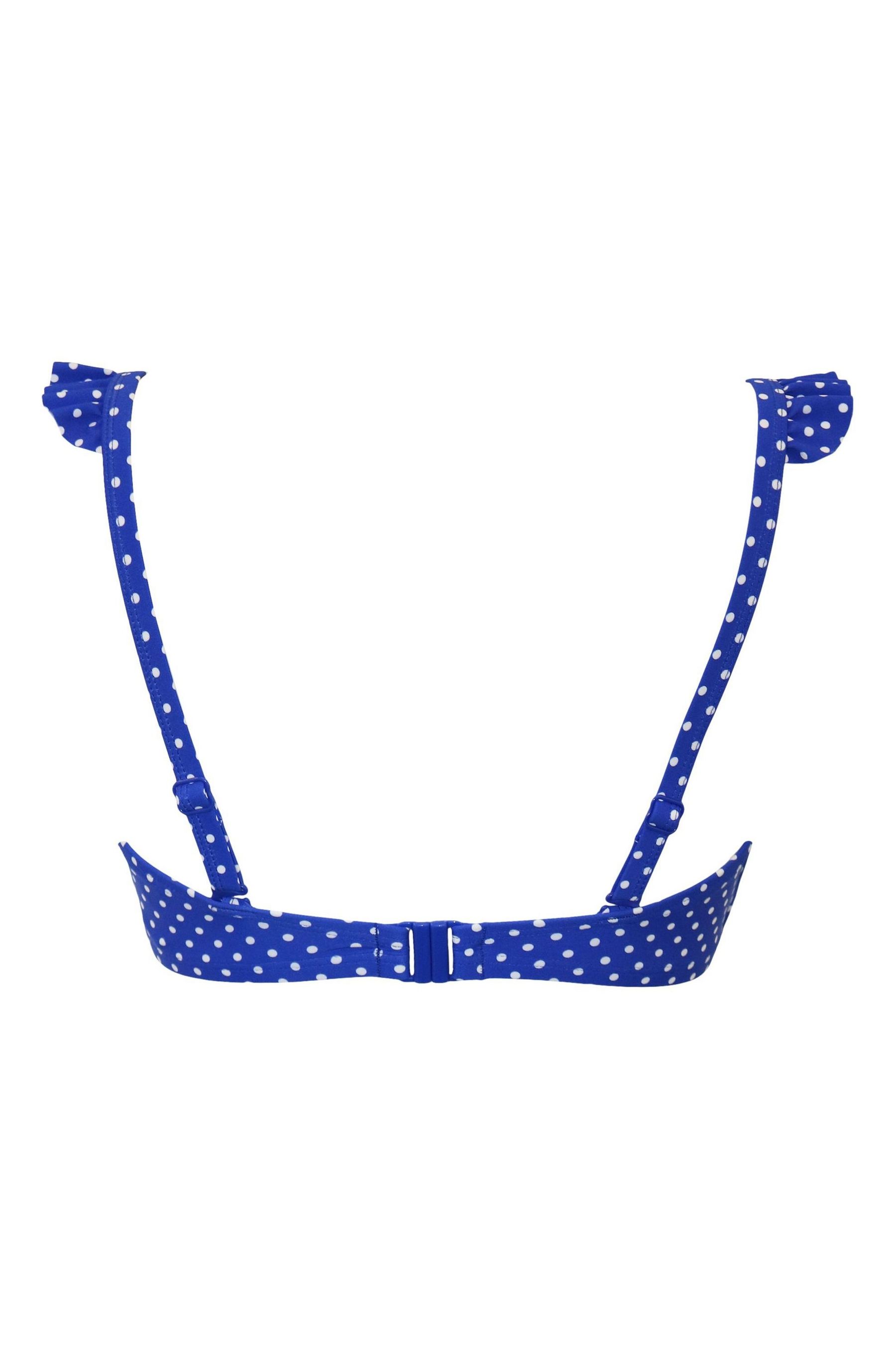 Buy Pour Moi Blue Sicily Longline Underwired Bikini Top from the Next ...