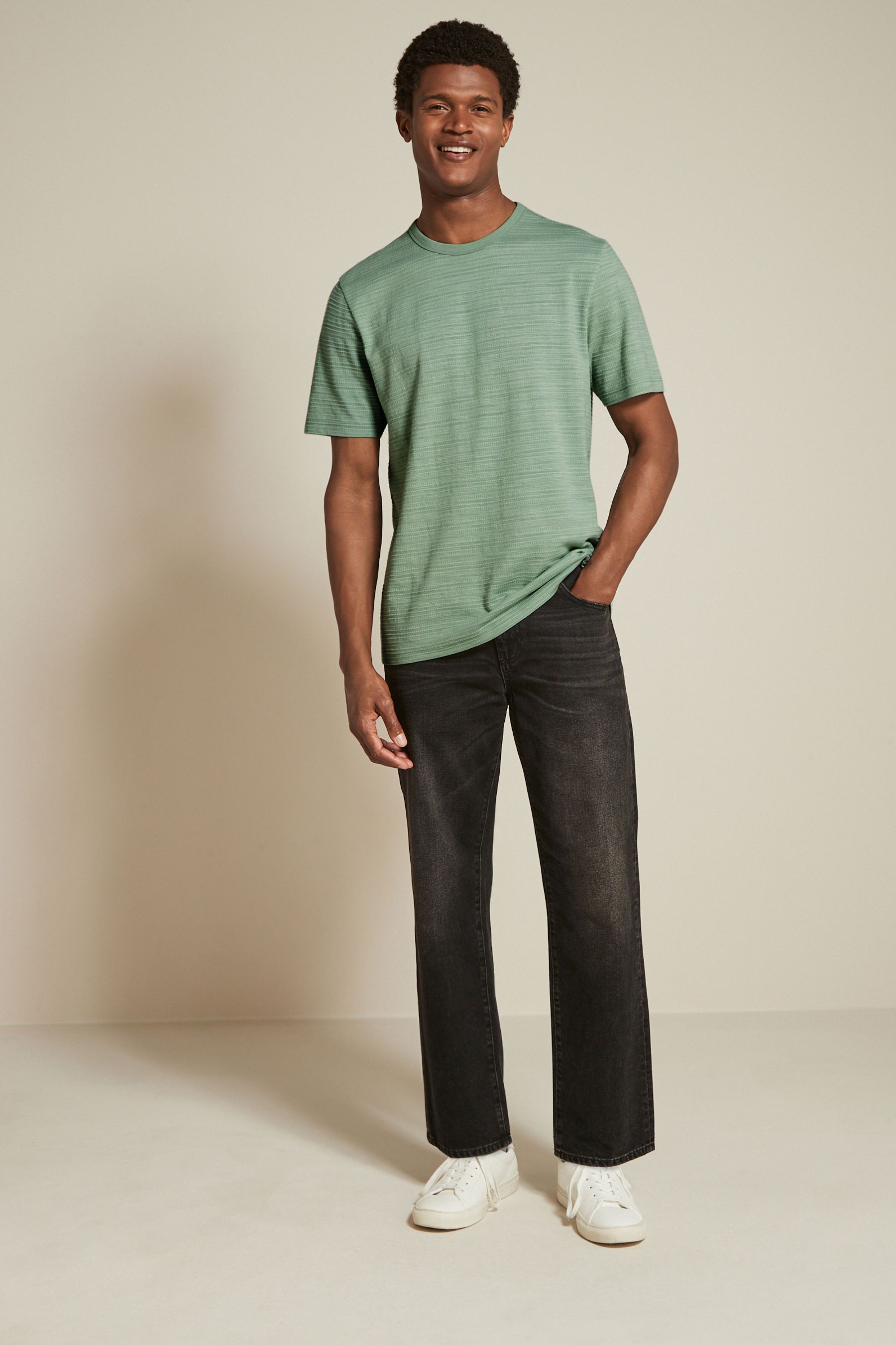 Buy Stone/Blue/Green T-Shirts 3 Pack from the Next UK online shop