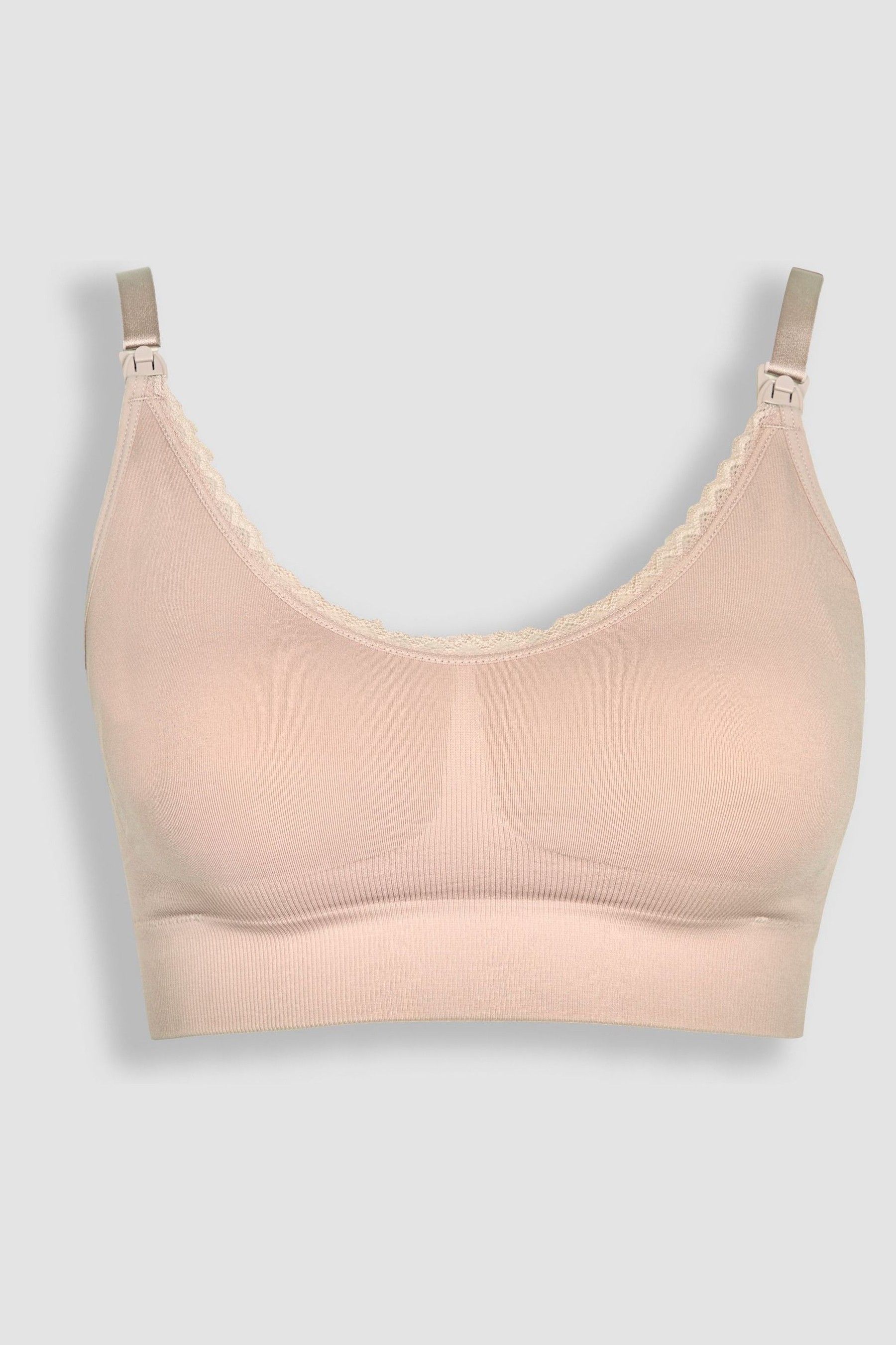 Buy Emma Jane Pink Emma-Jane Lace Trim Seamless Maternity & Nursing Bra ...